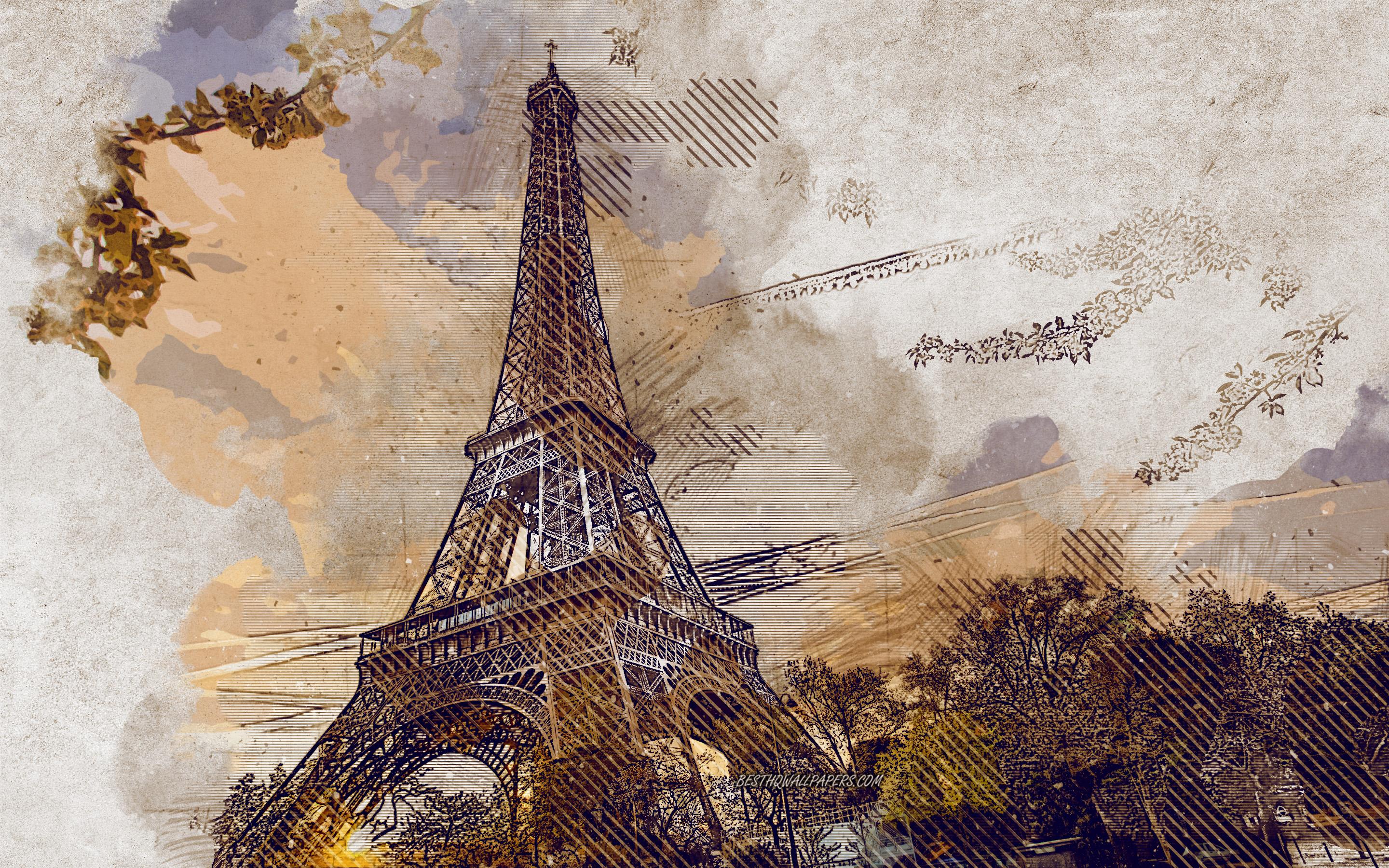 Paris Watercolor Wallpapers - Top Free Paris Watercolor Backgrounds ...