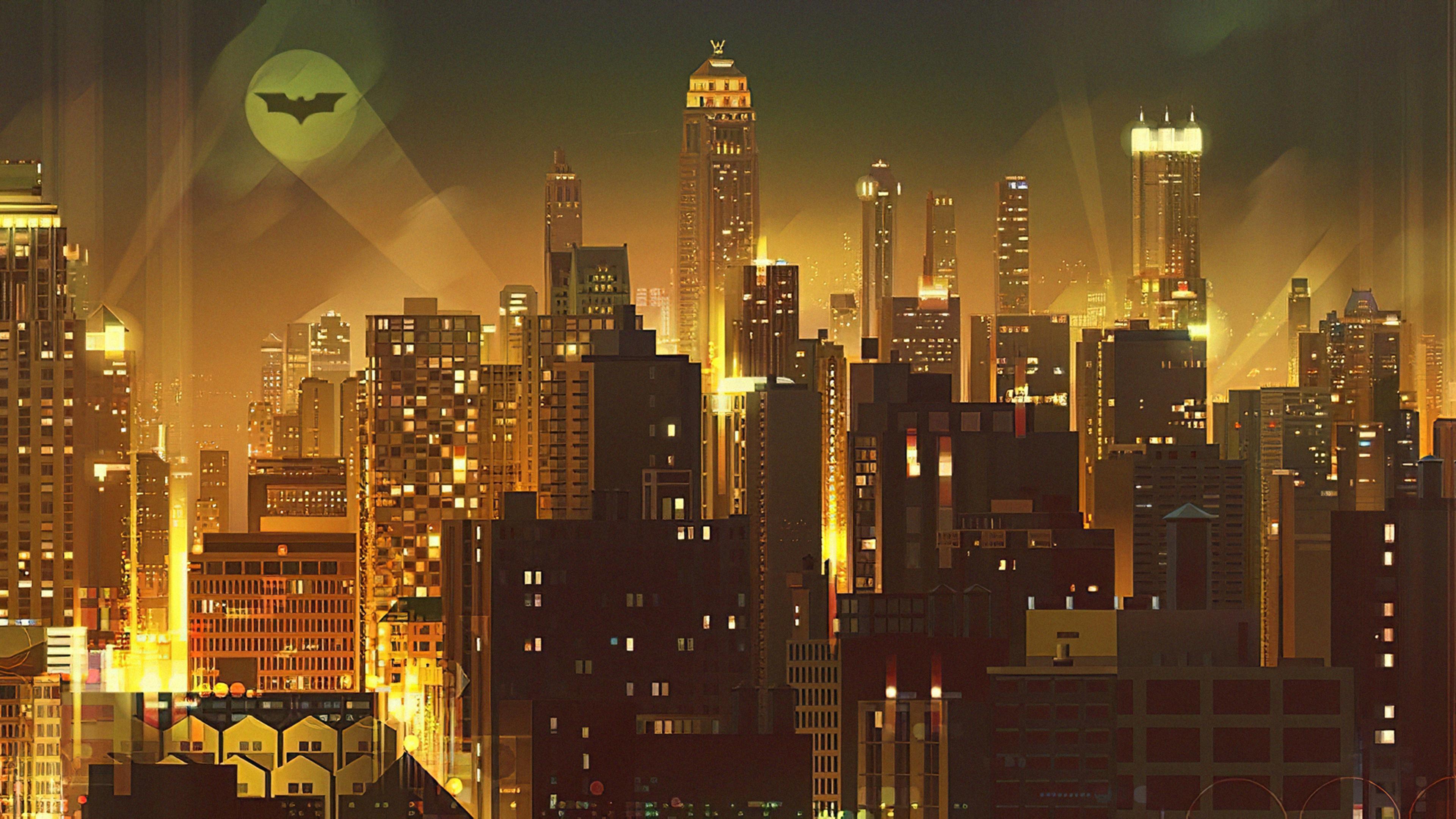 Gotham City Skyline Wallpapers - Top Free Gotham City Skyline ...