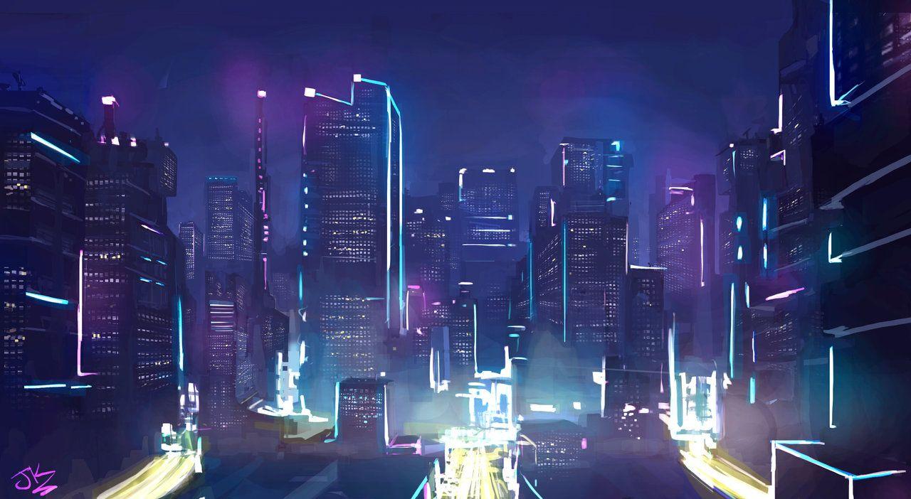 Cyber City Wallpapers - Top Free Cyber City Backgrounds - WallpaperAccess