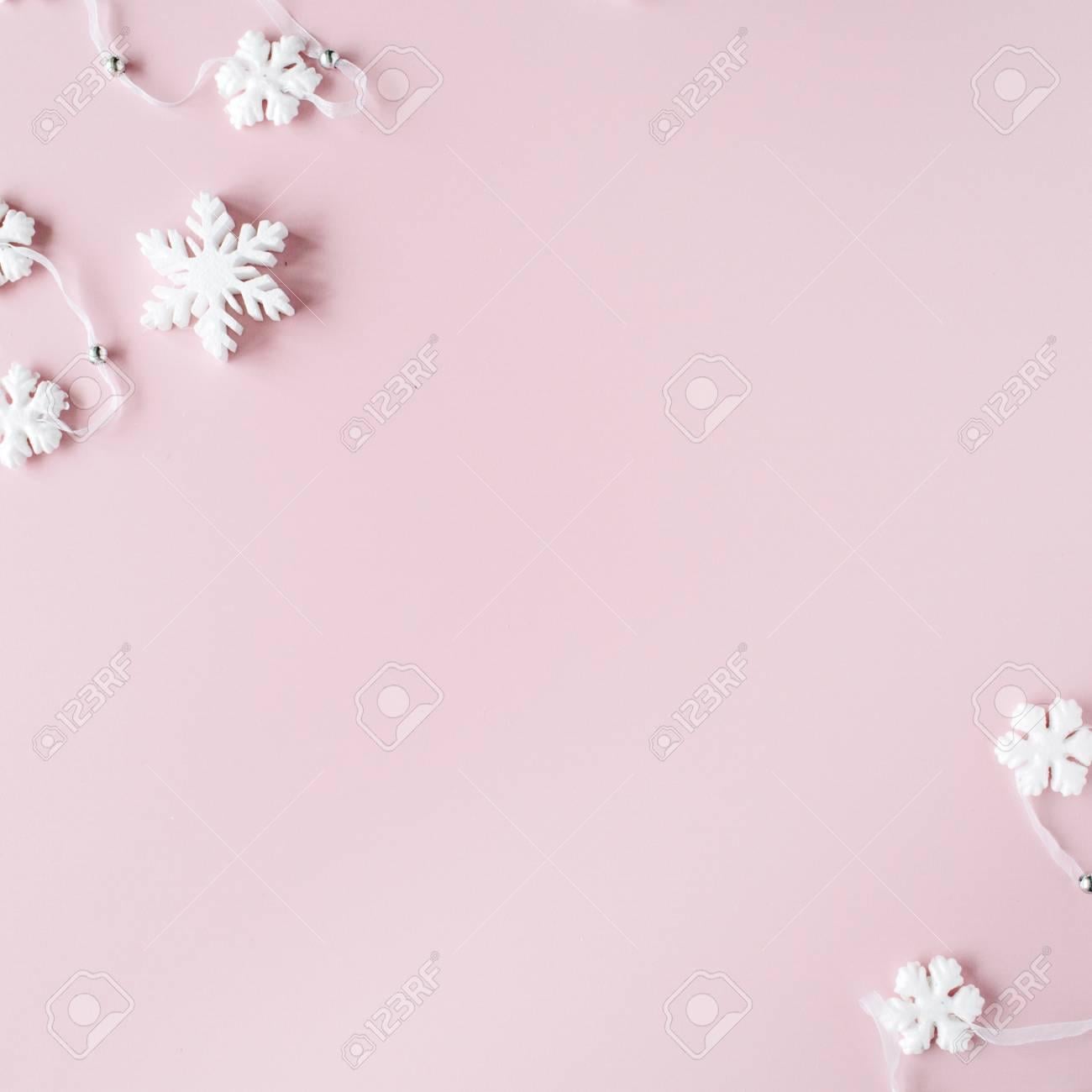 Pink Snowflake Wallpapers - Top Free Pink Snowflake Backgrounds ...