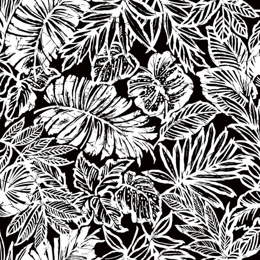 Black and White Tropical Flower Wallpapers - Top Free Black and White ...