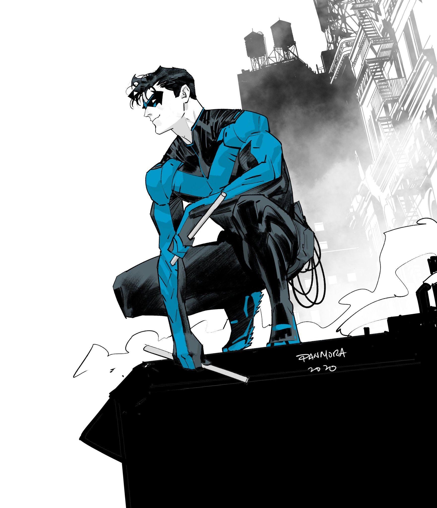 Nightwing Art Wallpapers - Top Free Nightwing Art Backgrounds ...