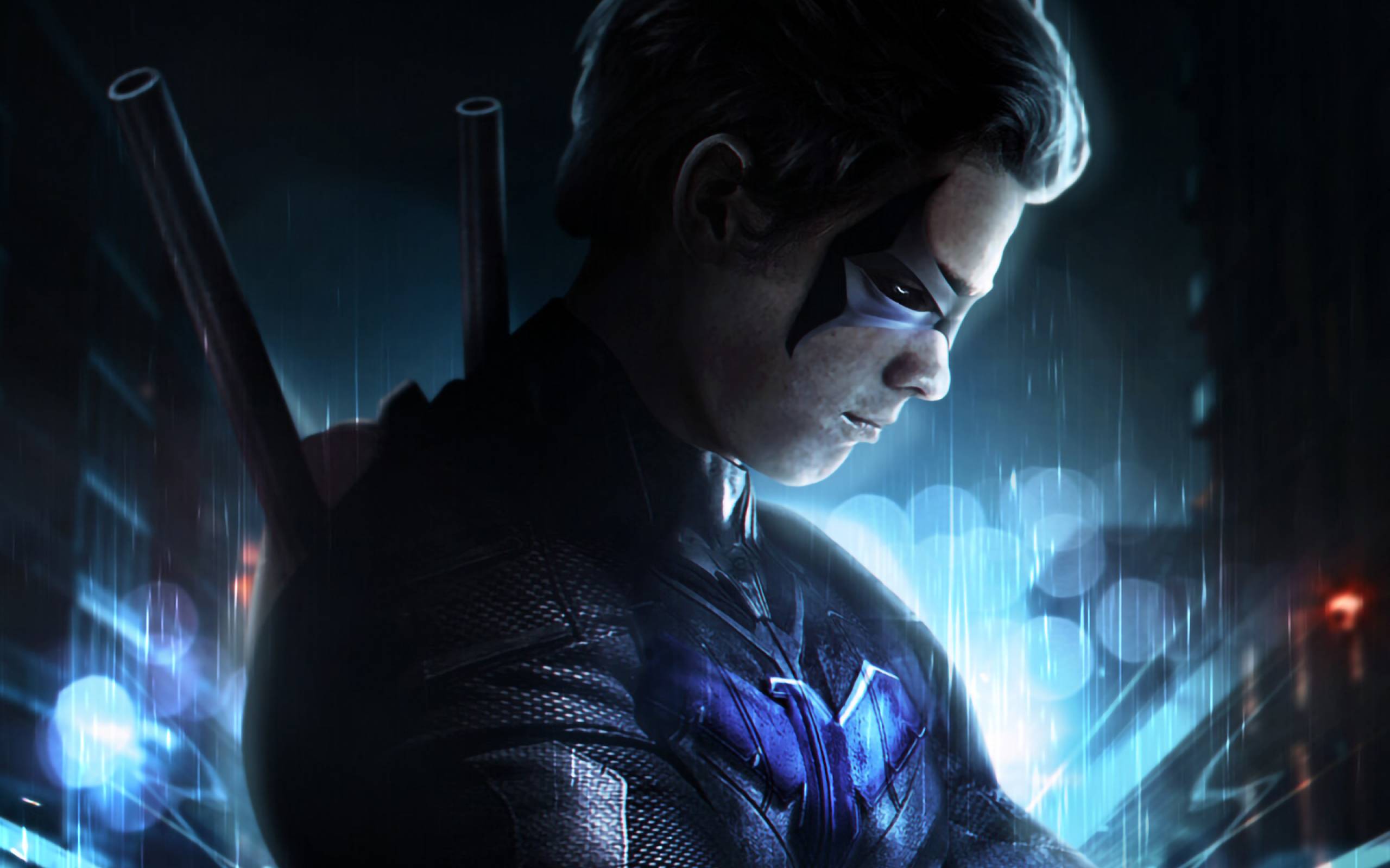 Nightwing Art Wallpapers - Top Free Nightwing Art Backgrounds ...