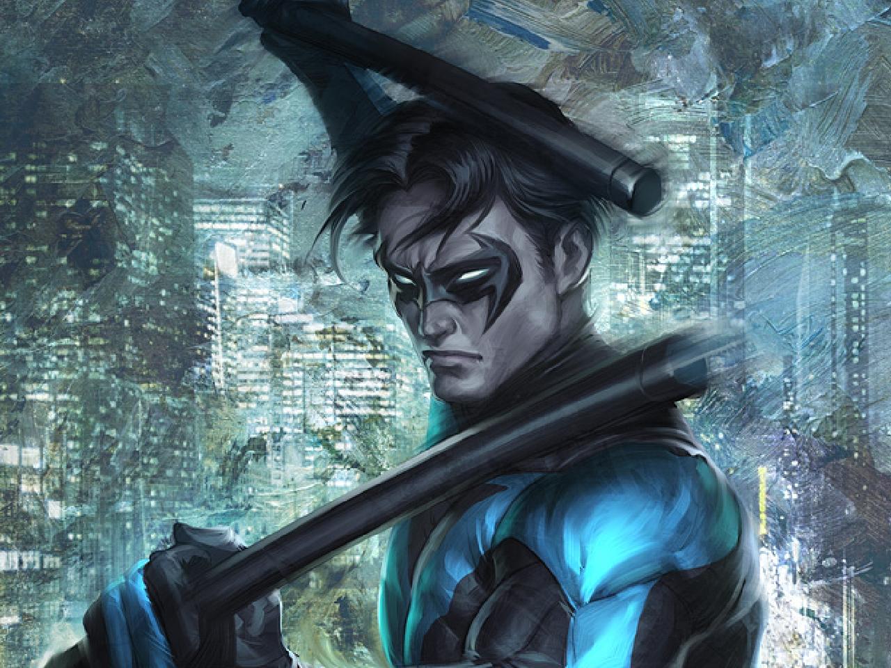 Nightwing Art Wallpapers - Top Free Nightwing Art Backgrounds ...
