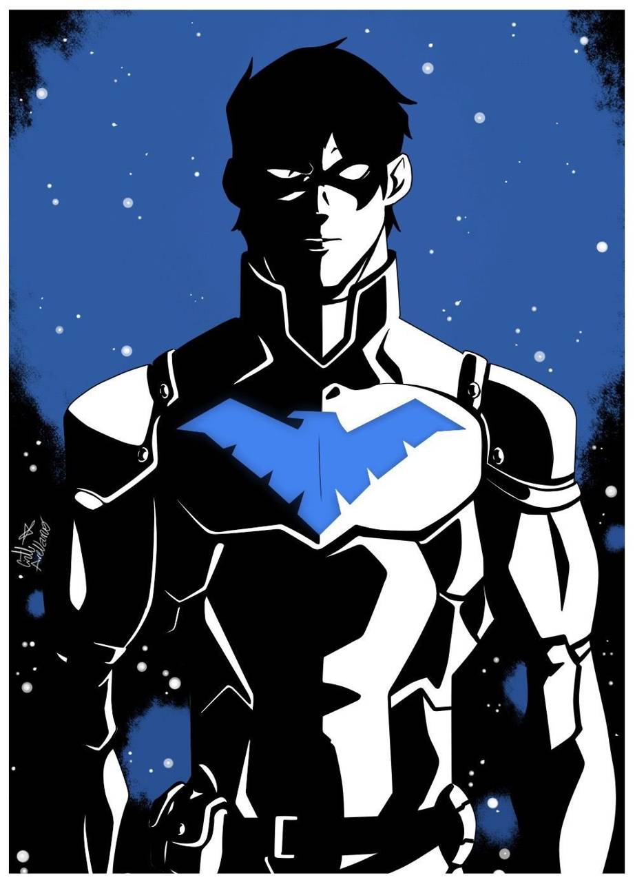 Nightwing Art Wallpapers - Top Free Nightwing Art Backgrounds ...