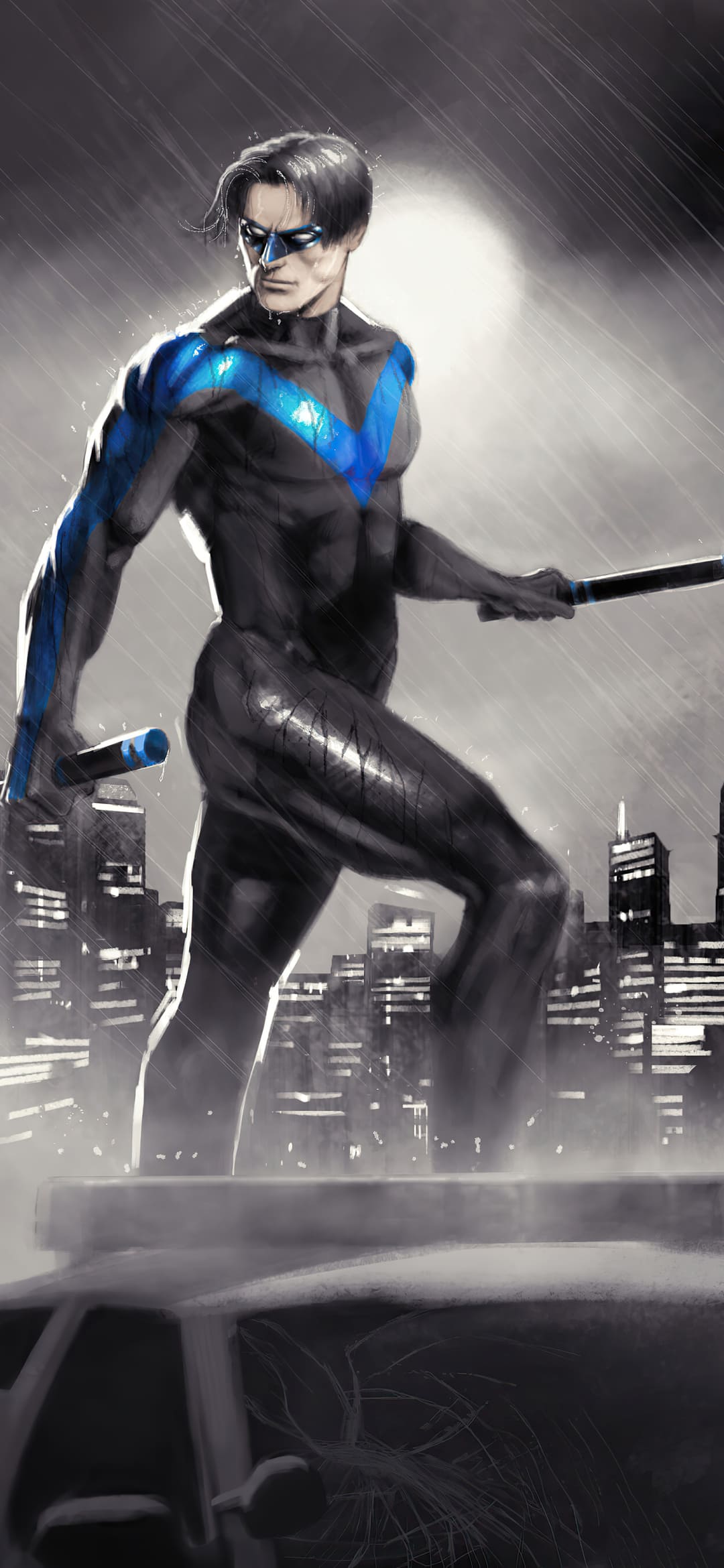 Nightwing Art Wallpapers - Top Free Nightwing Art Backgrounds ...