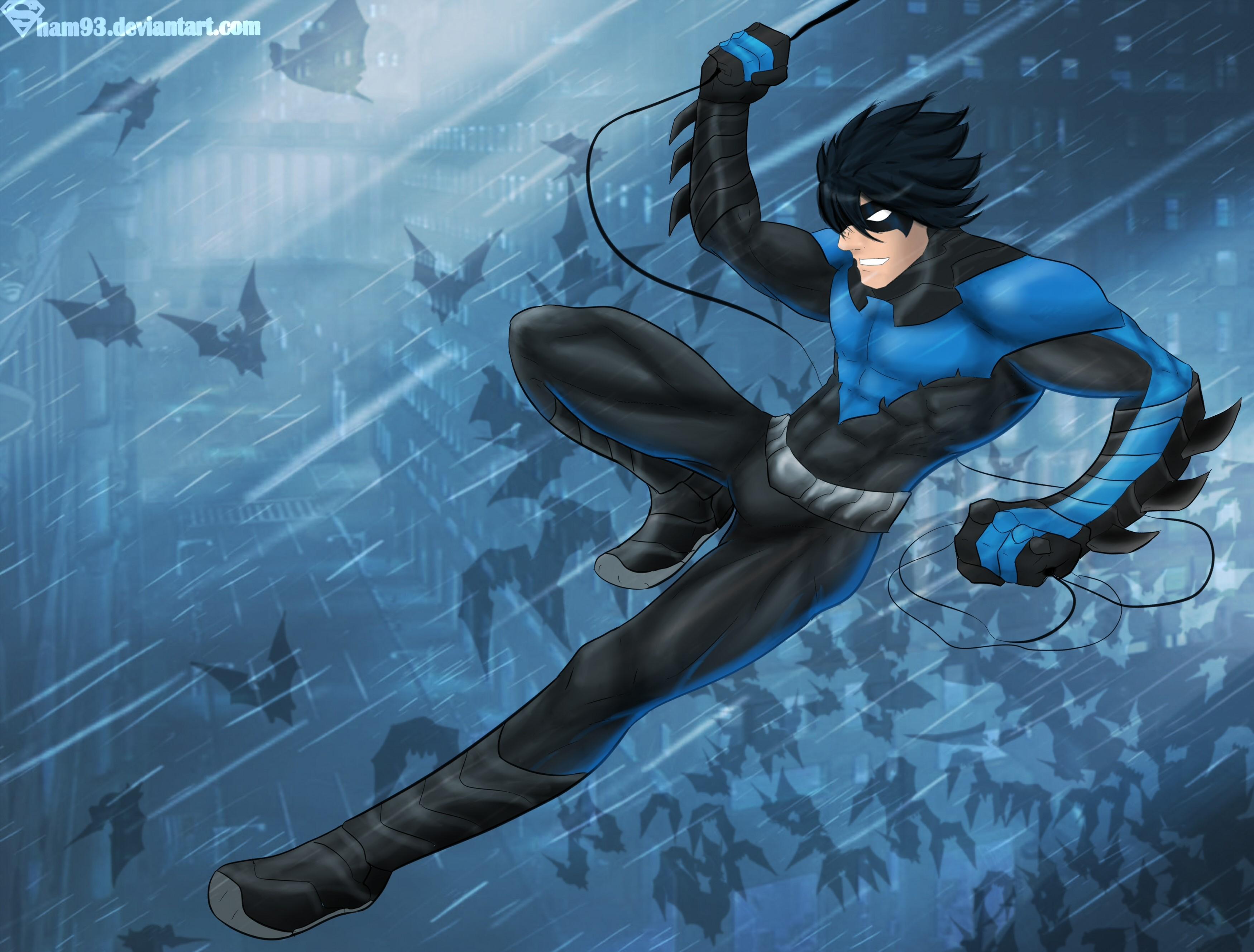 Nightwing Art Wallpapers - Top Free Nightwing Art Backgrounds ...