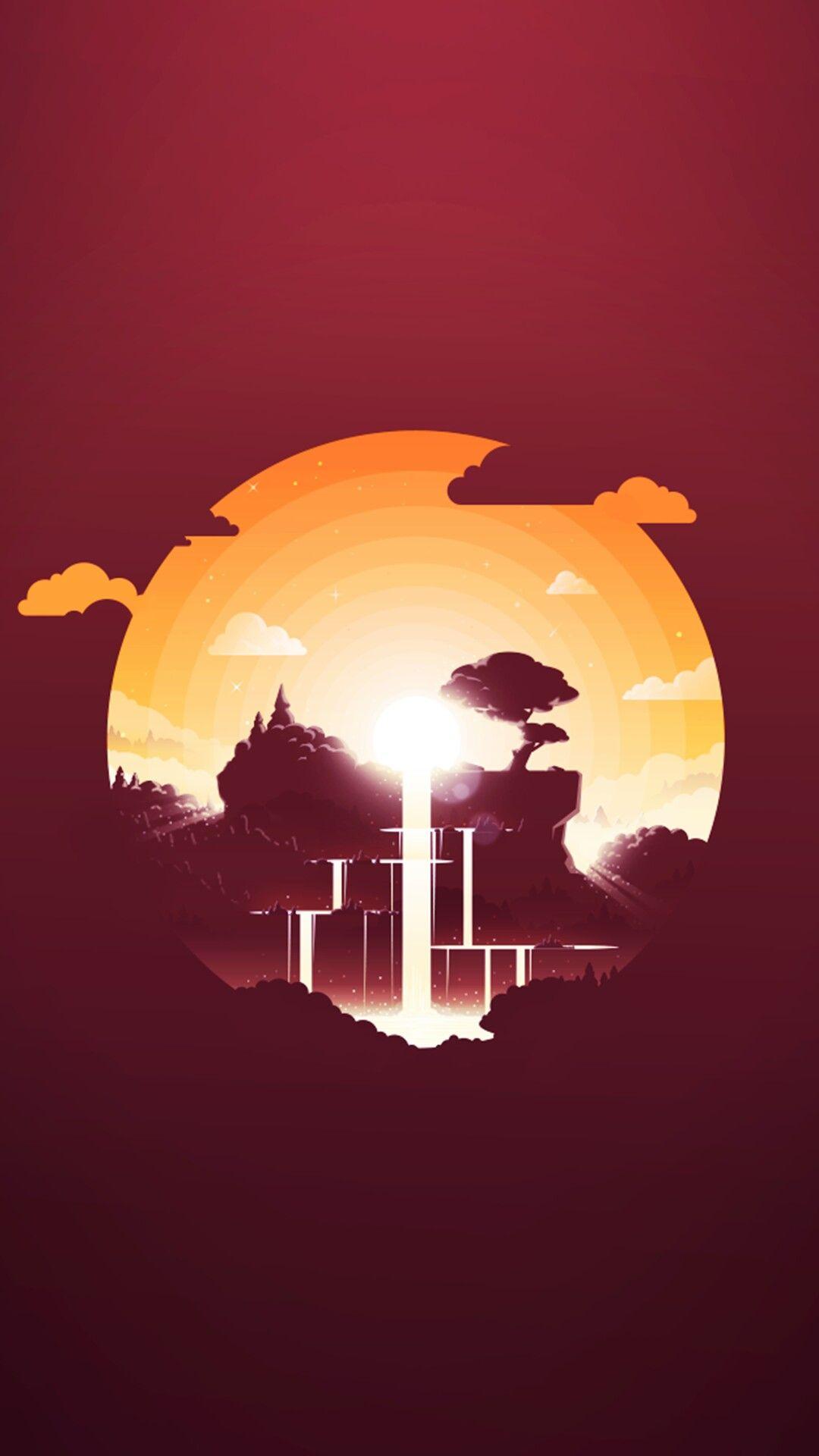 Minimalist Waterfall Wallpapers - Top Free Minimalist Waterfall ...