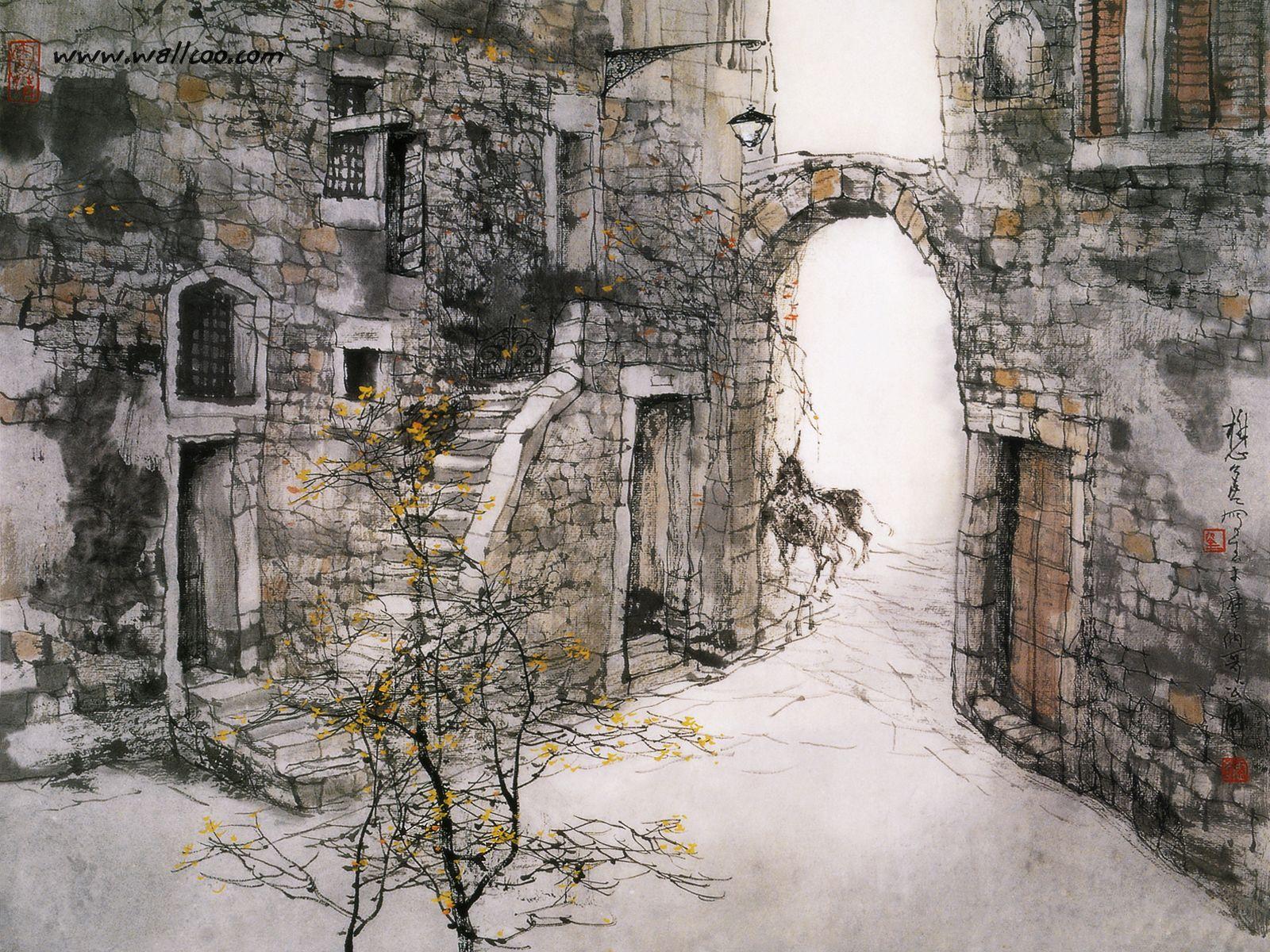 Chinese Ink Painting Wallpapers - Top Free Chinese Ink Painting ...