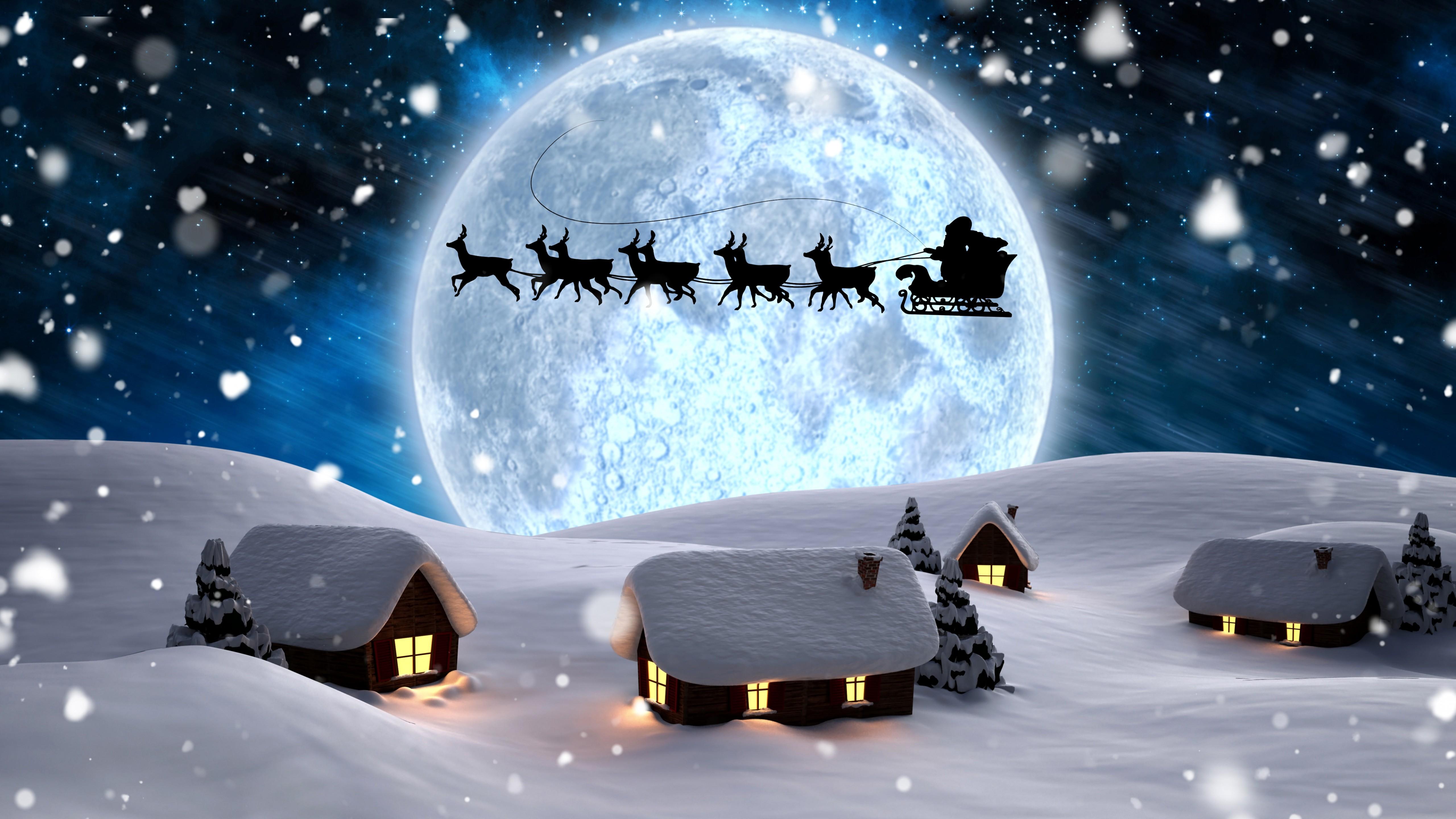 Snow and Moon Wallpapers - Top Free Snow and Moon Backgrounds ...