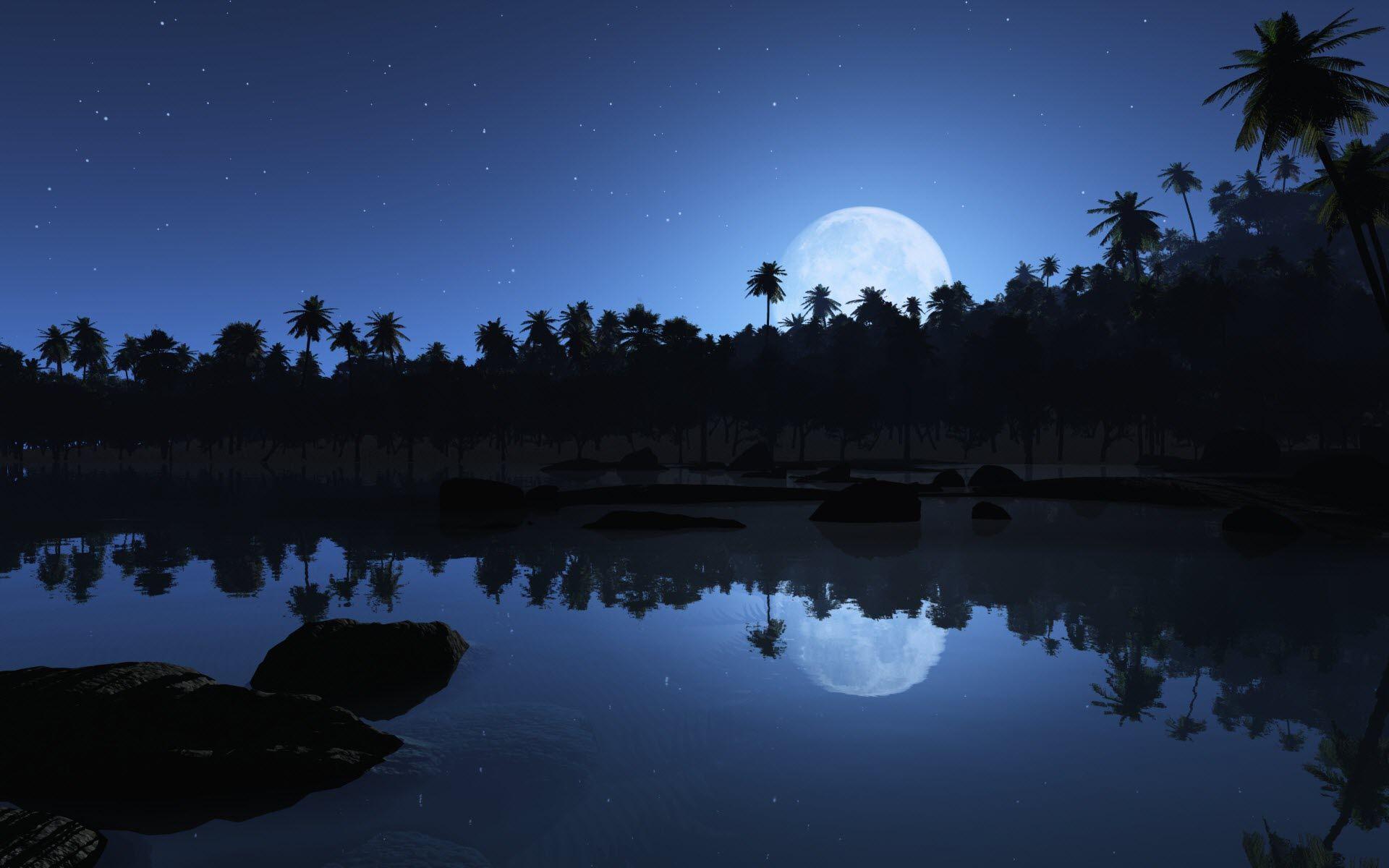 Snow and Moon Wallpapers - Top Free Snow and Moon Backgrounds ...