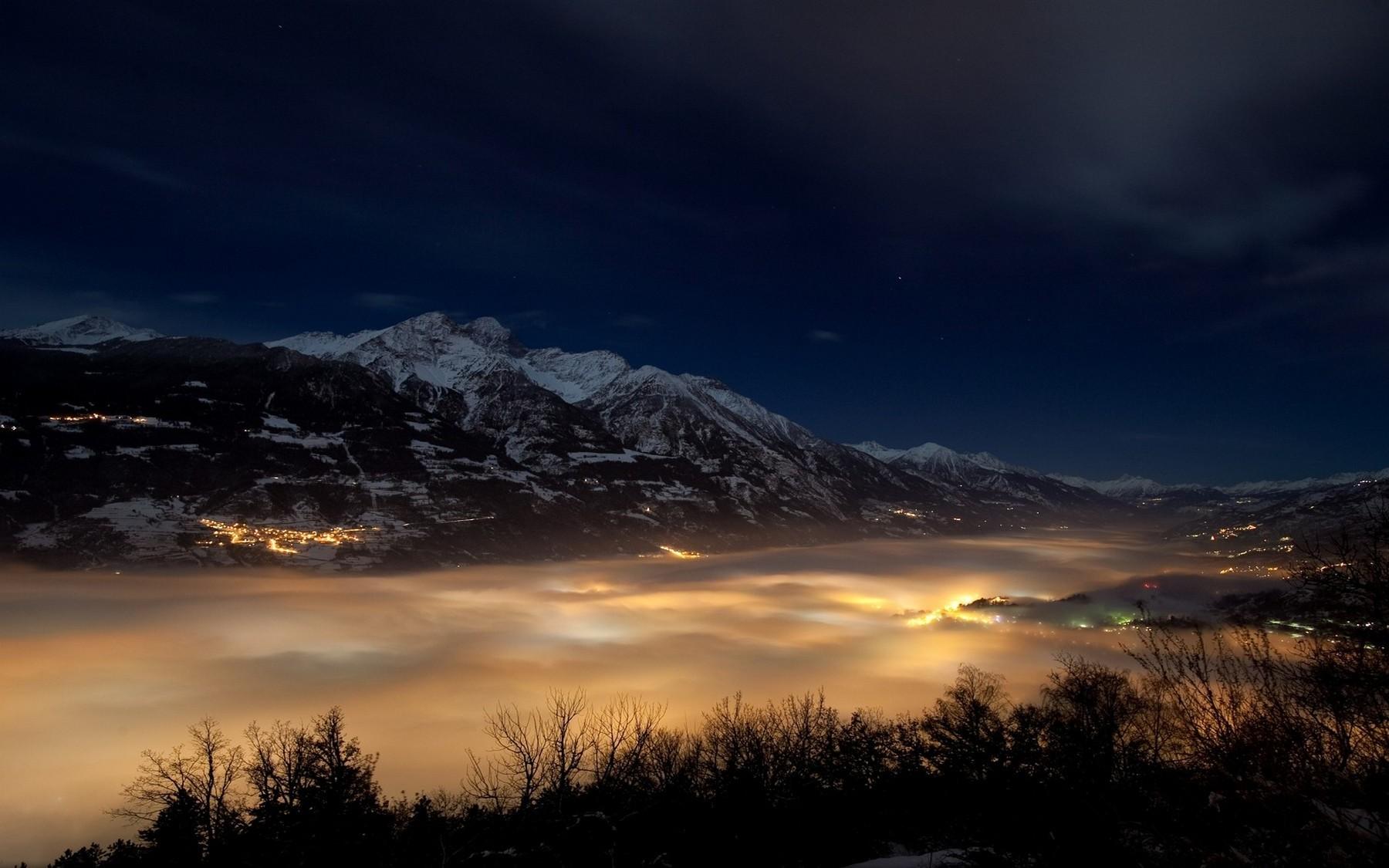 Mountain Lights Wallpapers - Top Free Mountain Lights Backgrounds ...