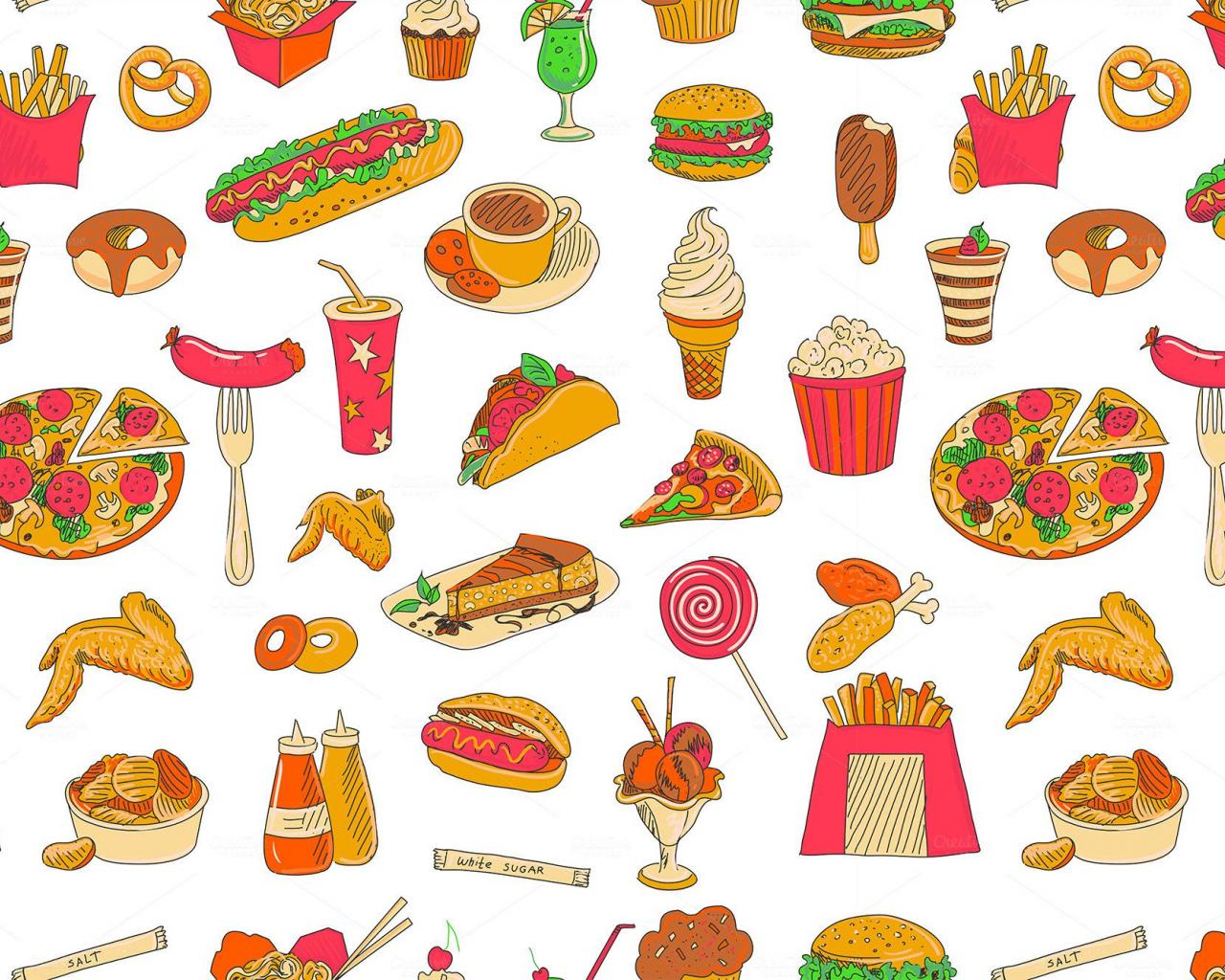 Food Pattern Wallpapers - Top Free Food Pattern Backgrounds ...