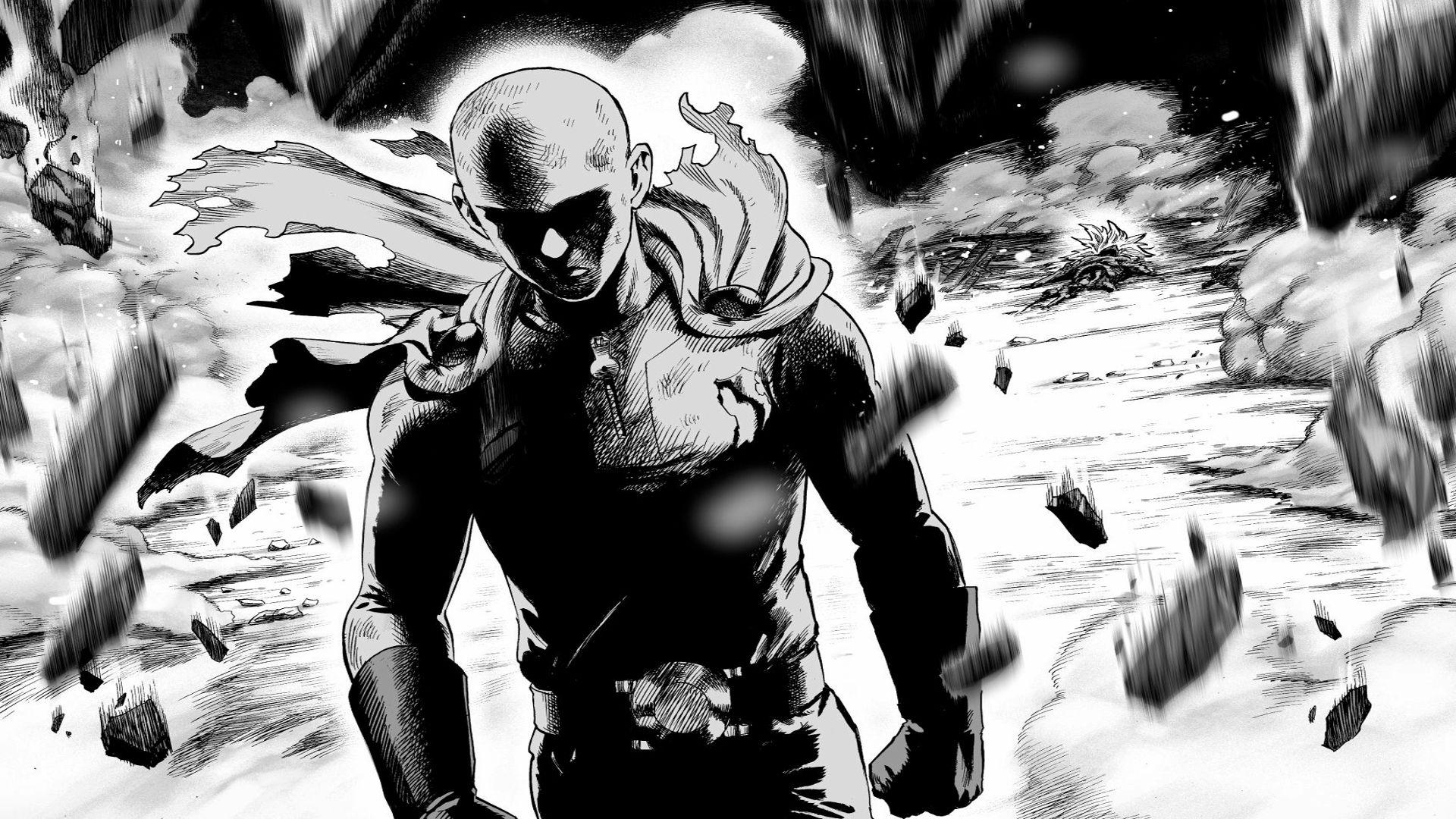 Saitama Black and White Wallpapers - Top Free Saitama Black and White ...