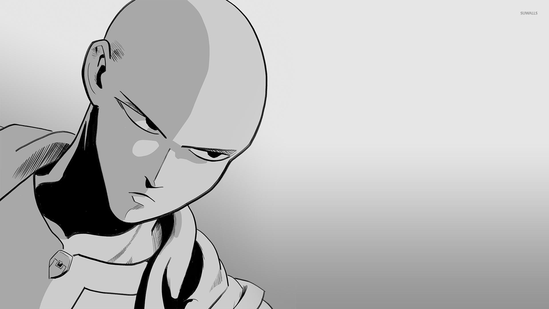 Saitama Black and White Wallpapers - Top Free Saitama Black and White ...