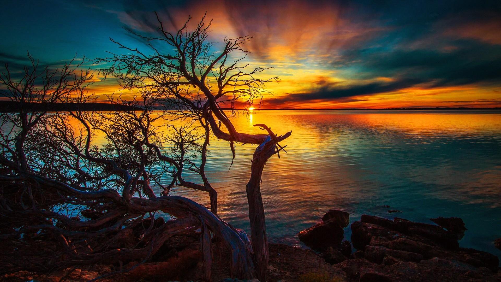 Evening Sunset Wallpapers - Top Free Evening Sunset Backgrounds ...