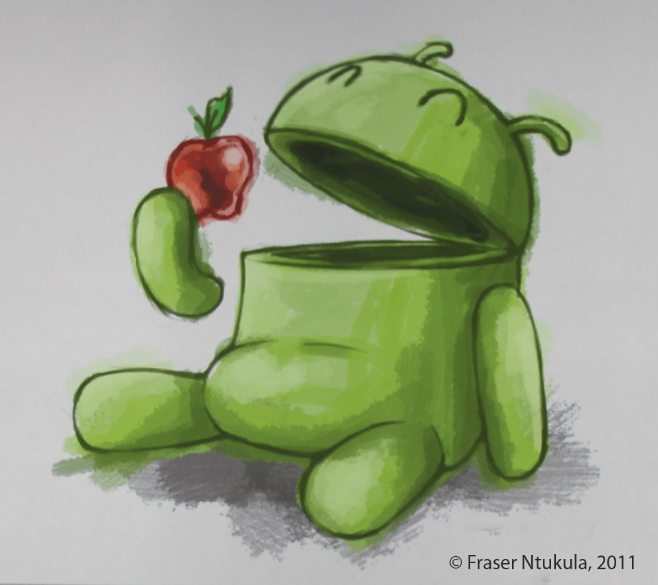 Apple Eating Android Wallpapers - Top Free Apple Eating Android ...