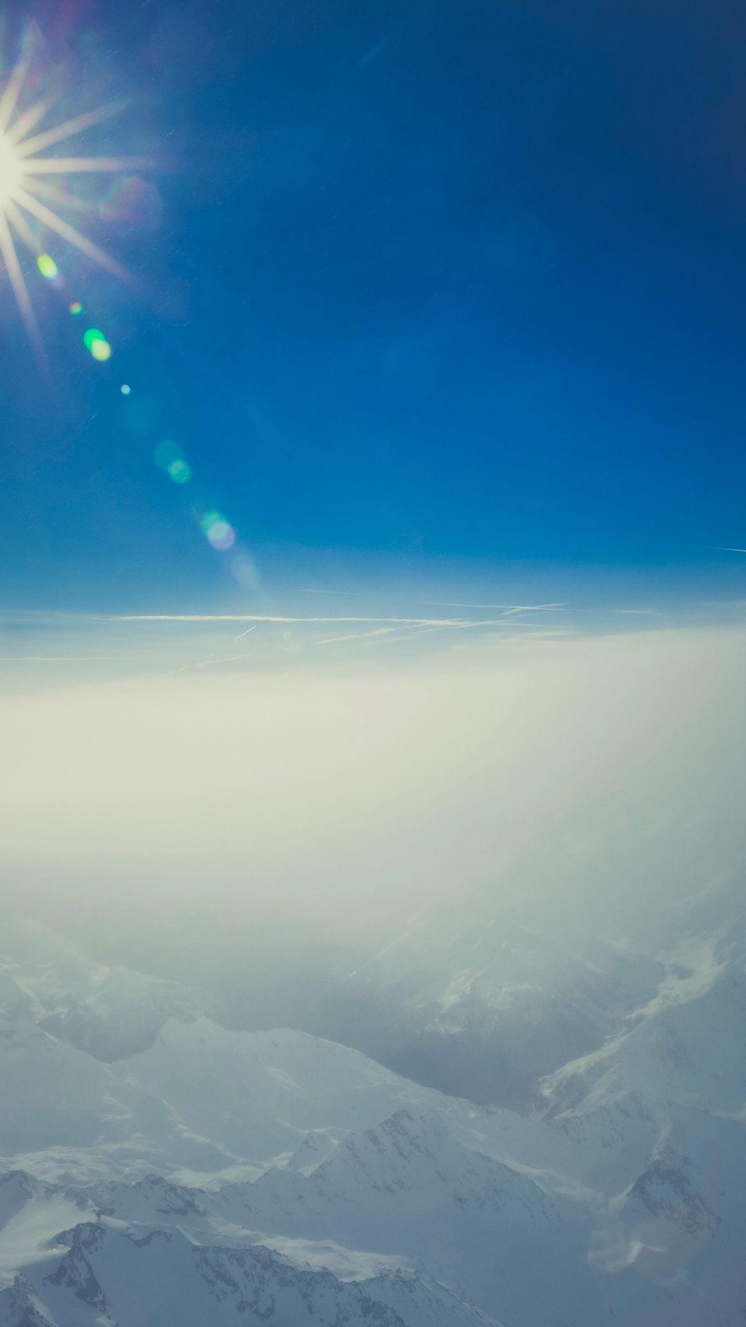 Blue Sky Apple iPhone Wallpapers - Top Free Blue Sky Apple iPhone ...