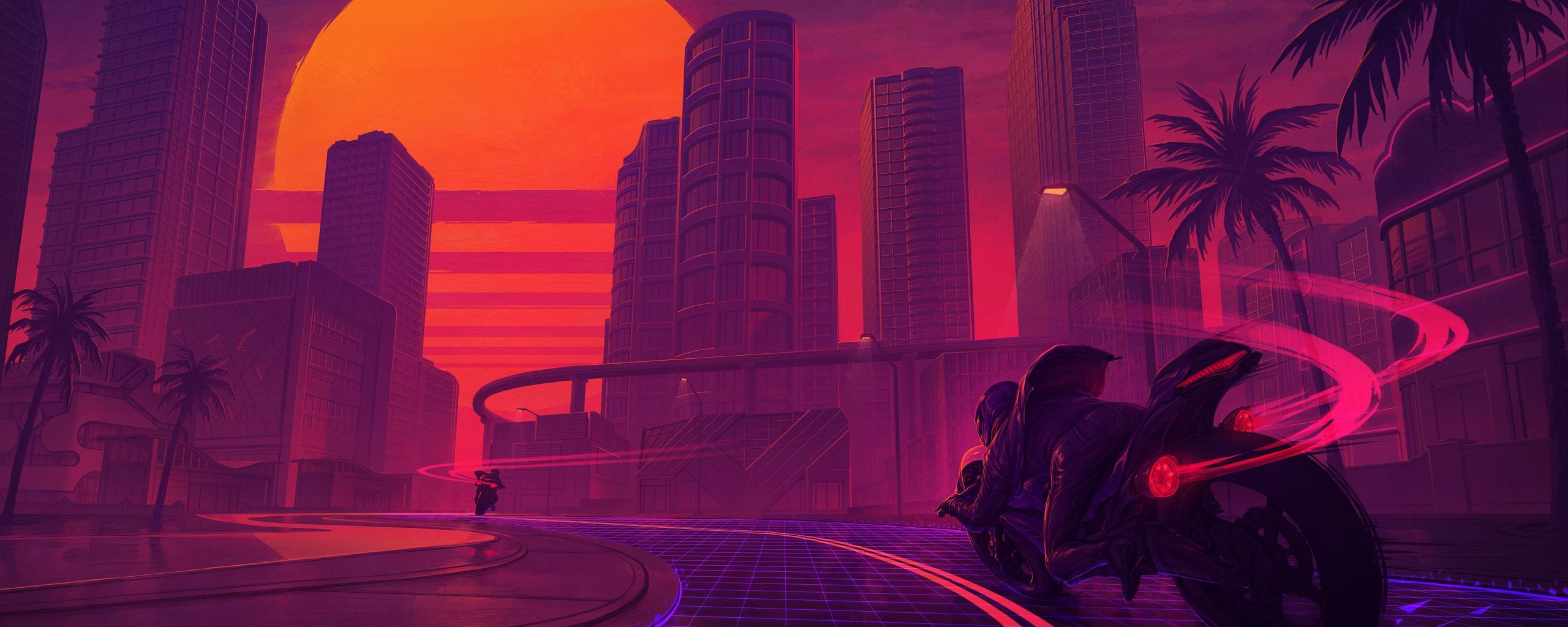 Neon City Red Wallpapers - Top Free Neon City Red Backgrounds ...