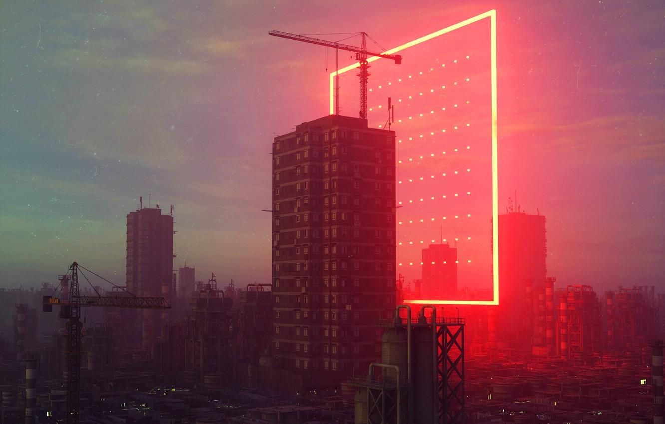 Neon City Red Wallpapers - Top Free Neon City Red Backgrounds ...