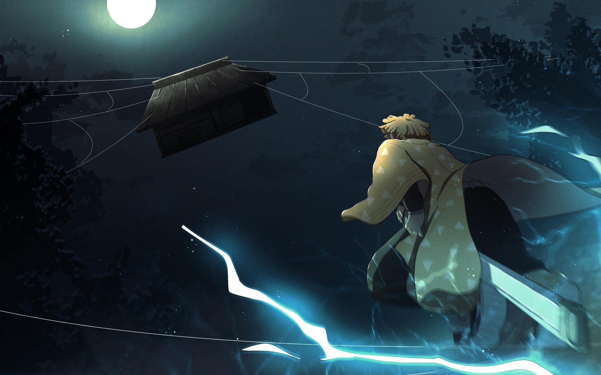 Demon Slayer Moon Wallpapers - Top Free Demon Slayer Moon Backgrounds ...