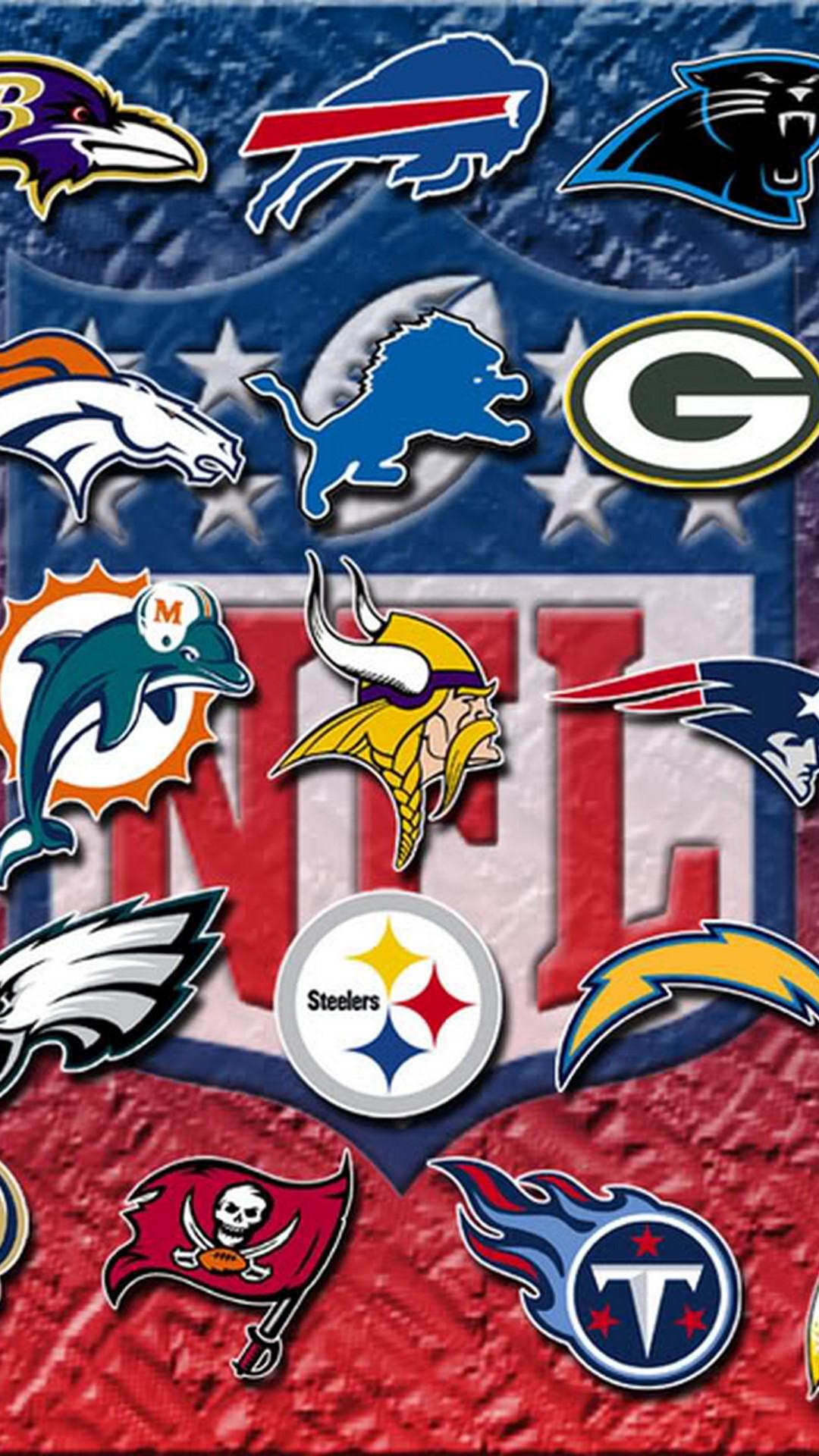NFL Logo iPhone Wallpapers - Top Free NFL Logo iPhone Backgrounds ...