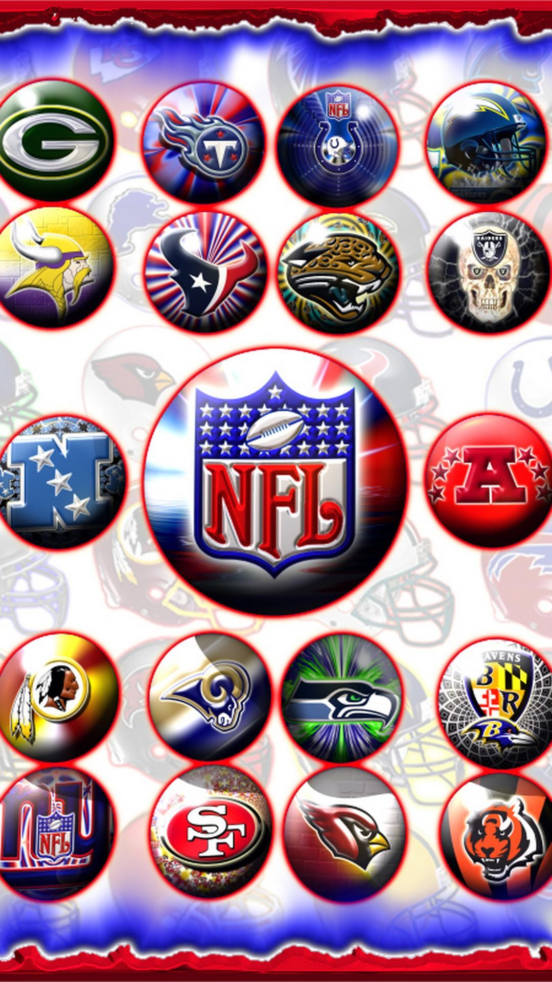 NFL Logo iPhone Wallpapers - Top Free NFL Logo iPhone Backgrounds ...