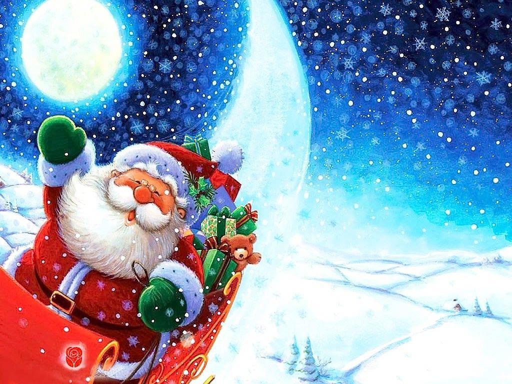 Father Christmas Wallpapers - Top Free Father Christmas Backgrounds ...