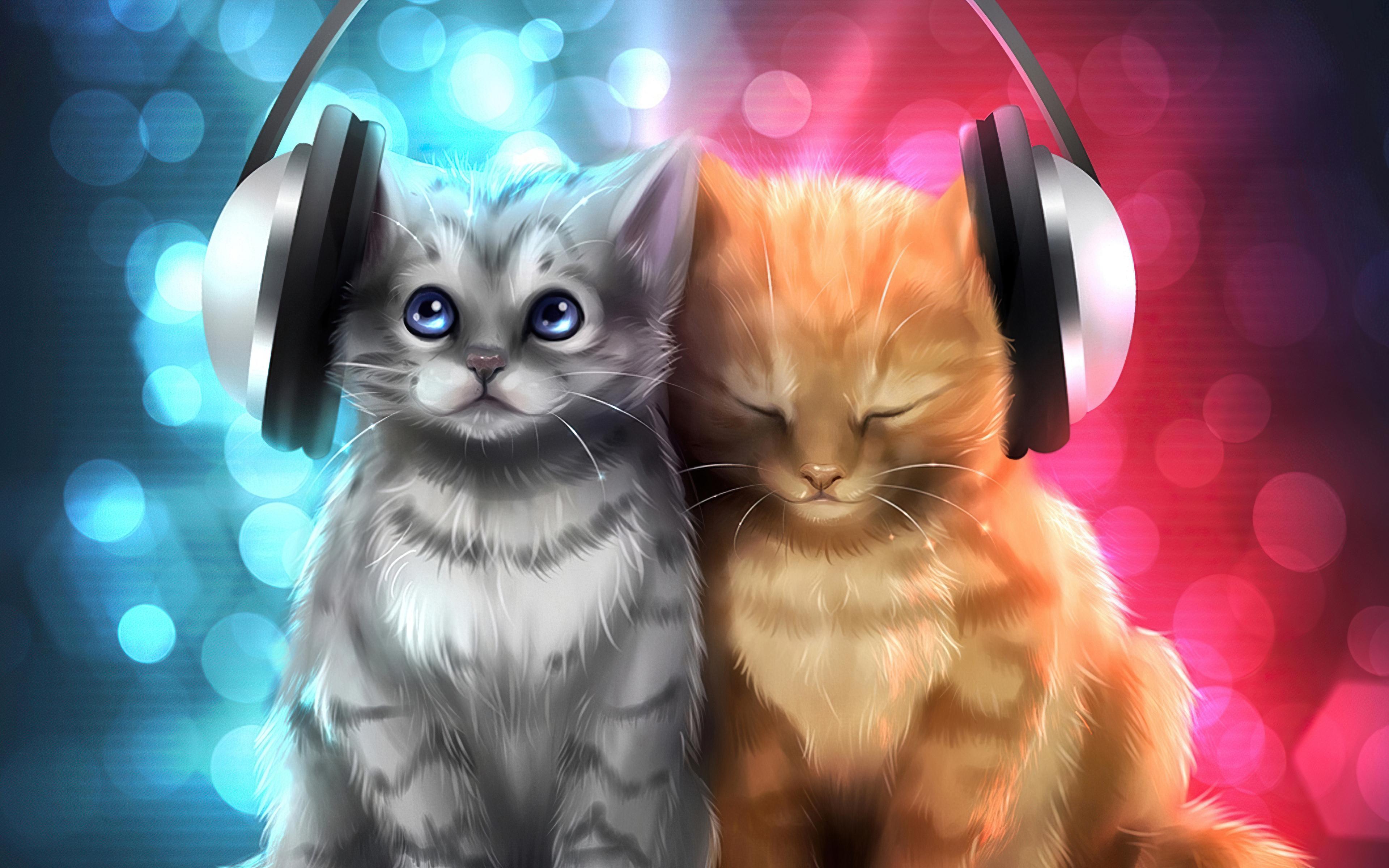 Cat Music Wallpapers - Top Free Cat Music Backgrounds - WallpaperAccess