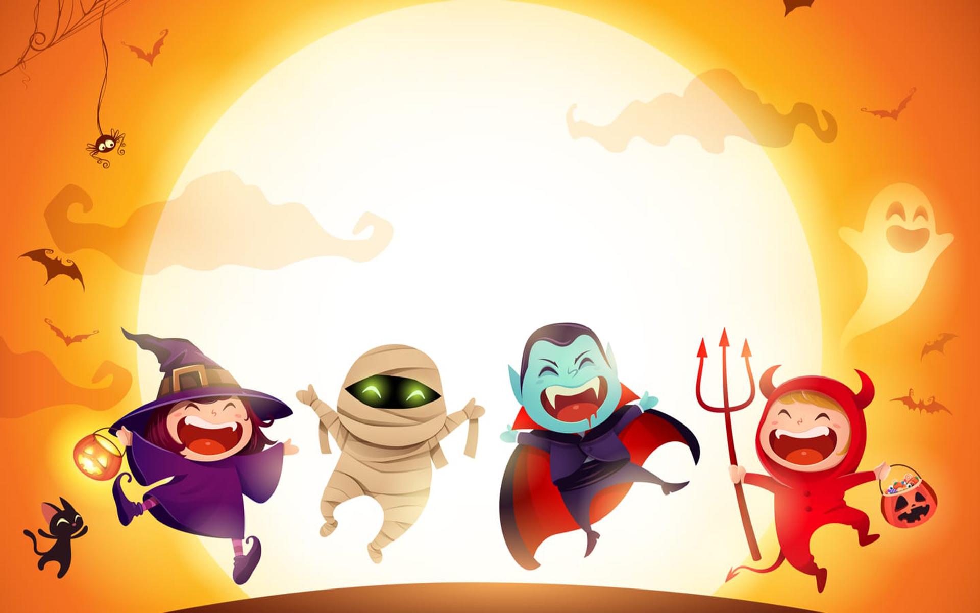 Halloween Kids Wallpapers - Top Free Halloween Kids Backgrounds ...