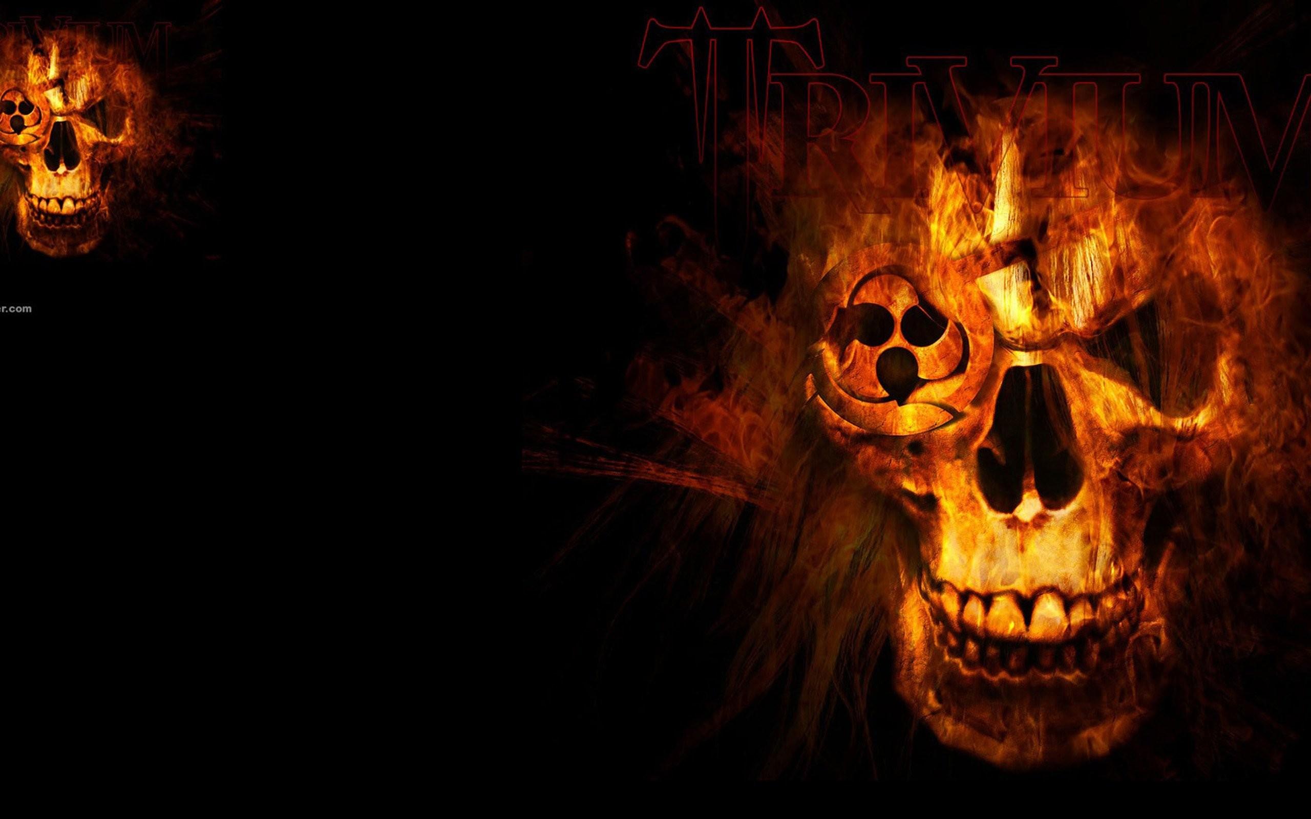 Skull On Fire Wallpapers - Top Free Skull On Fire Backgrounds ...