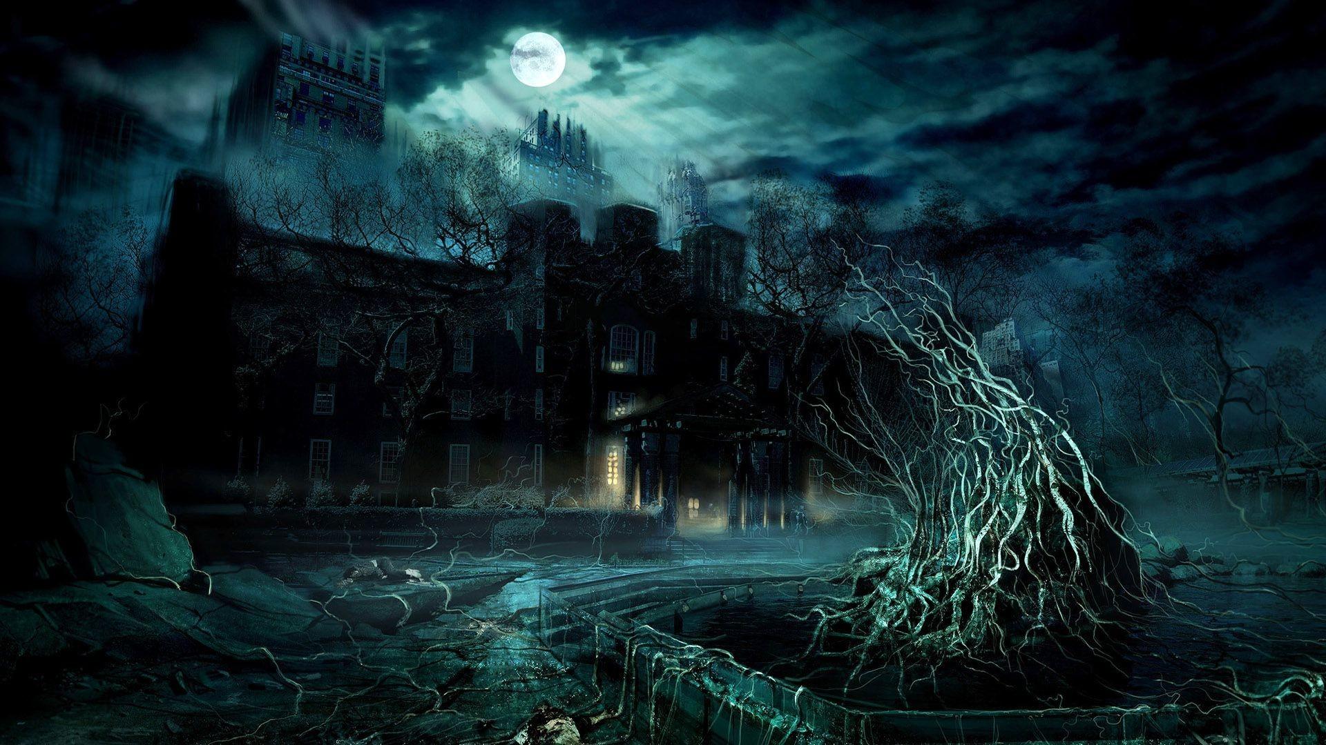 Scary Moon Wallpapers - Top Free Scary Moon Backgrounds - WallpaperAccess