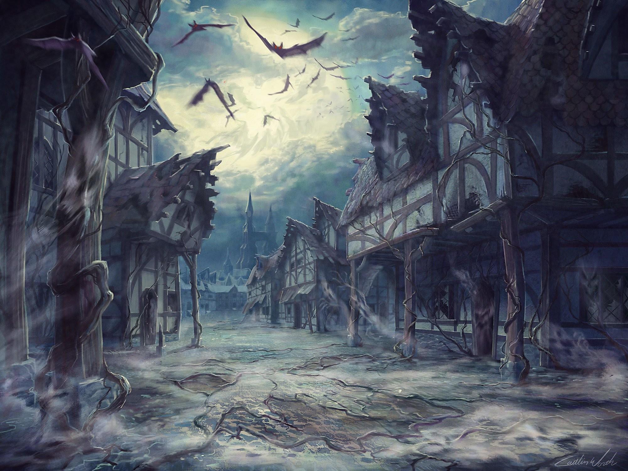 Scary Moon Wallpapers - Top Free Scary Moon Backgrounds - WallpaperAccess