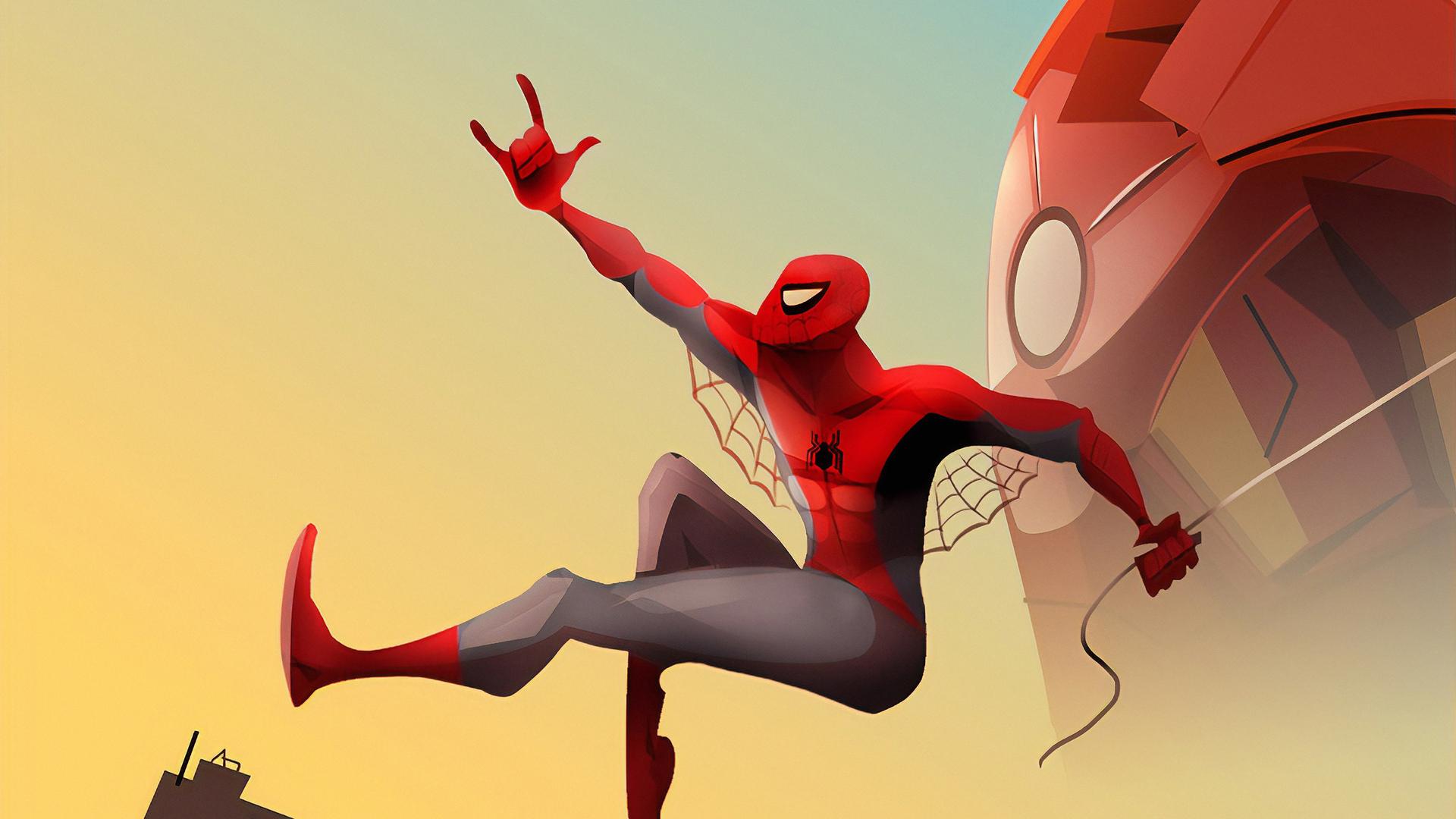 Spiderman Yellow Wallpapers - Top Free Spiderman Yellow Backgrounds ...
