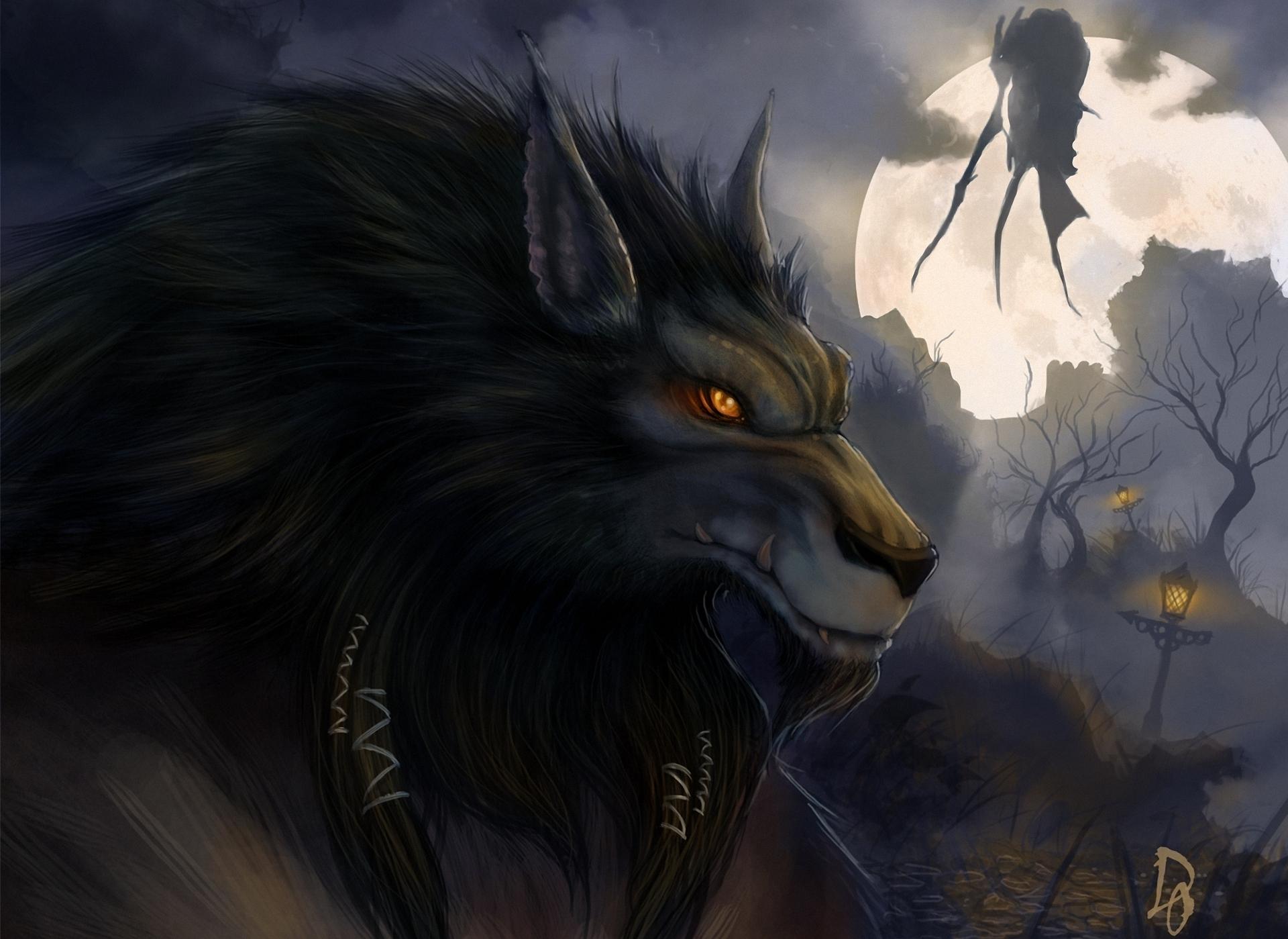 Halloween Wolf Wallpapers - Top Free Halloween Wolf Backgrounds ...
