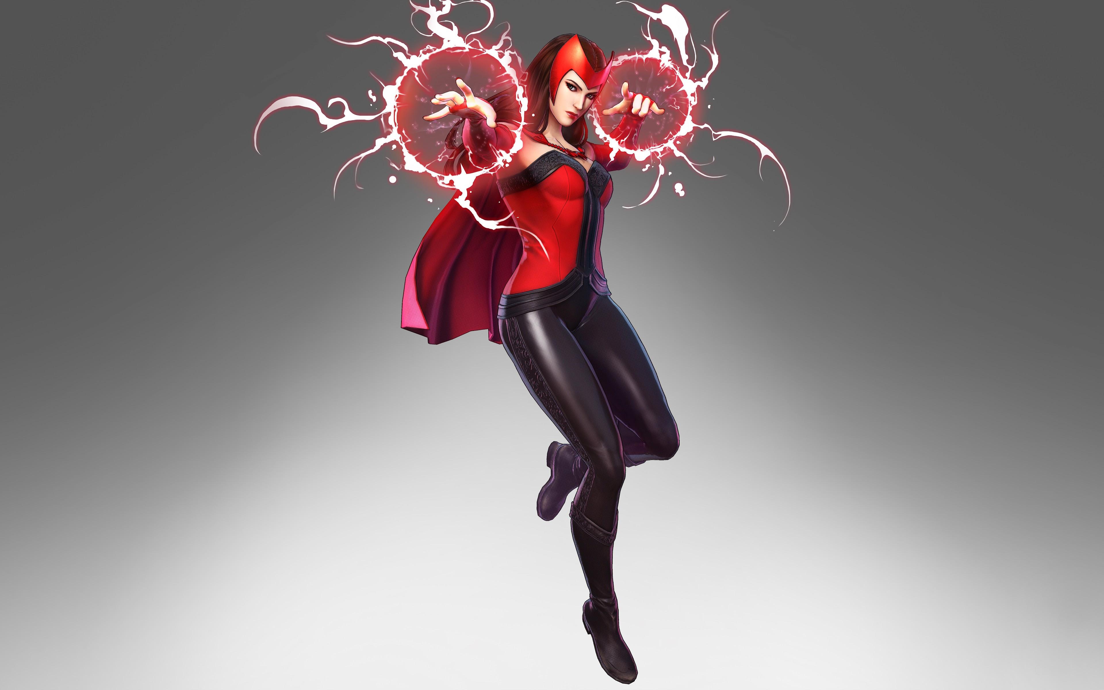 Scarlet Witch Cartoon Wallpapers - Top Free Scarlet Witch Cartoon ...