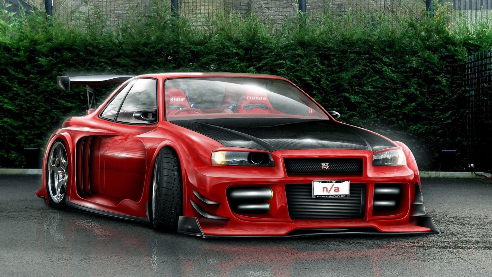 Red Nissan Skyline Wallpapers - Top Free Red Nissan Skyline Backgrounds ...