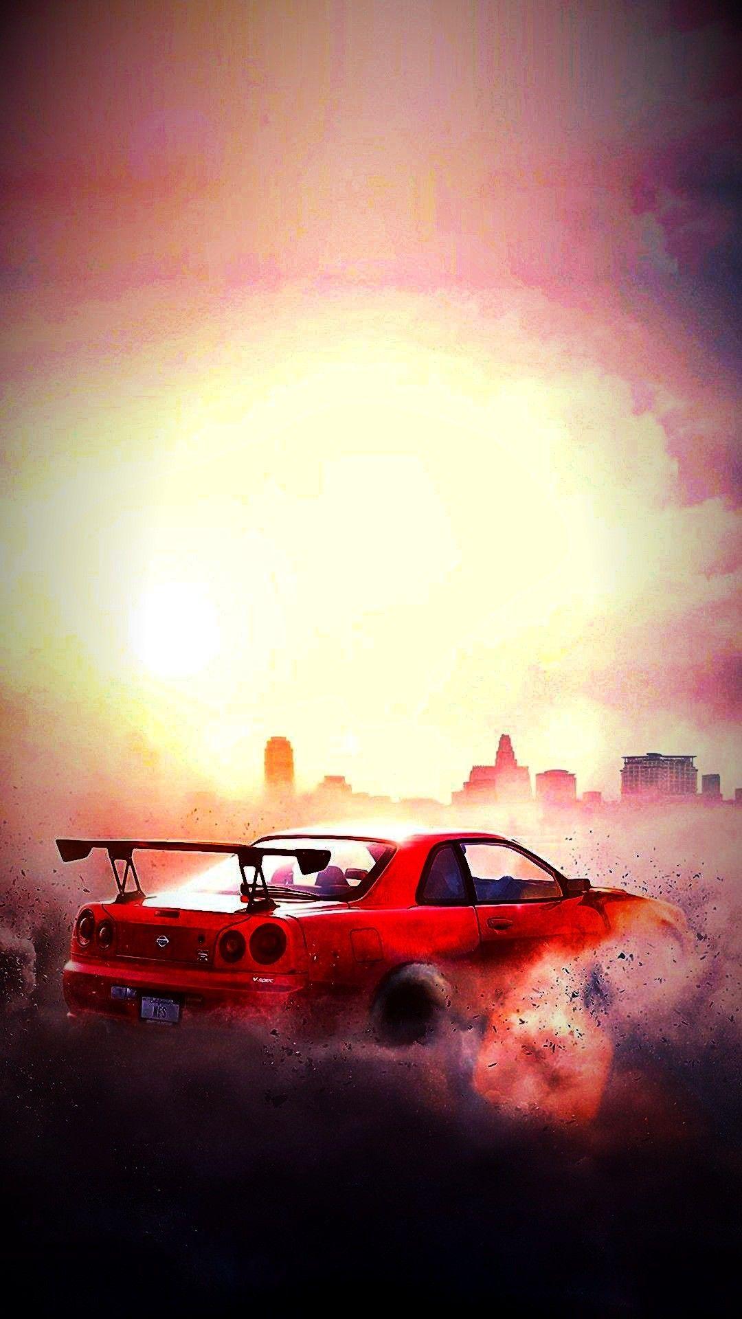 Red Nissan Skyline Wallpapers - Top Free Red Nissan Skyline Backgrounds ...