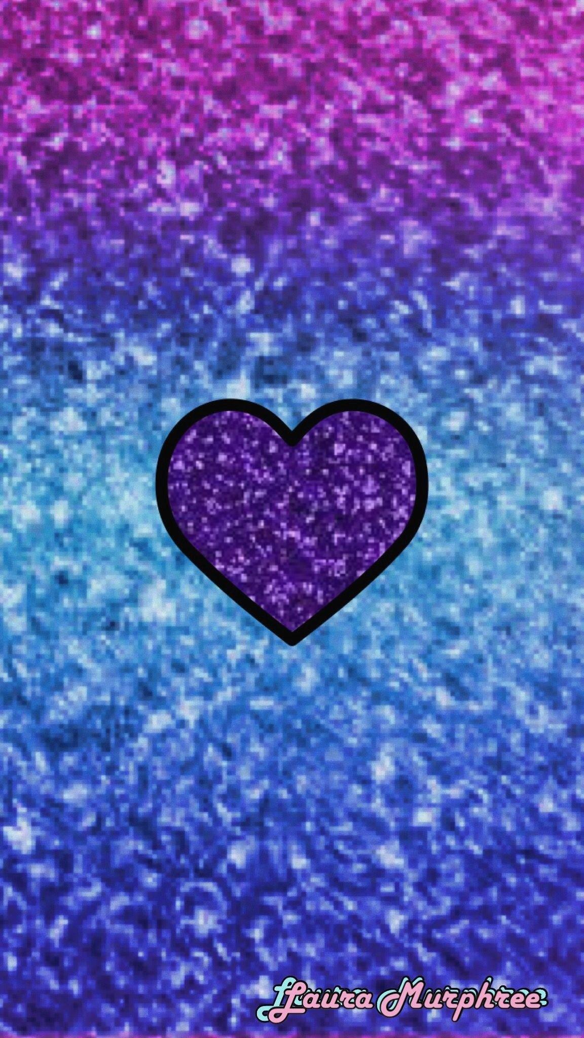 Purple Glitter Hearts Wallpapers - Top Free Purple Glitter Hearts ...