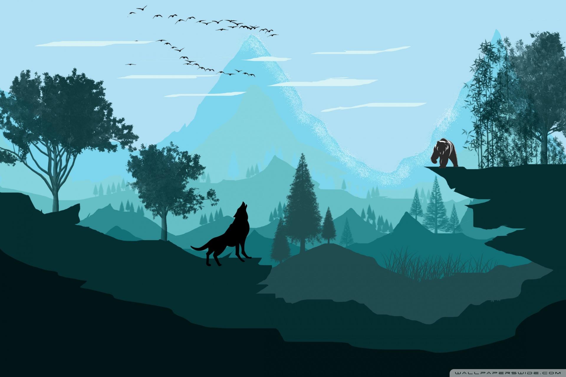 4K Nature Drawing Wallpapers - Top Free 4K Nature Drawing Backgrounds ...