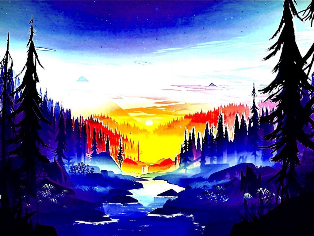 4K Nature Drawing Wallpapers - Top Free 4K Nature Drawing Backgrounds ...