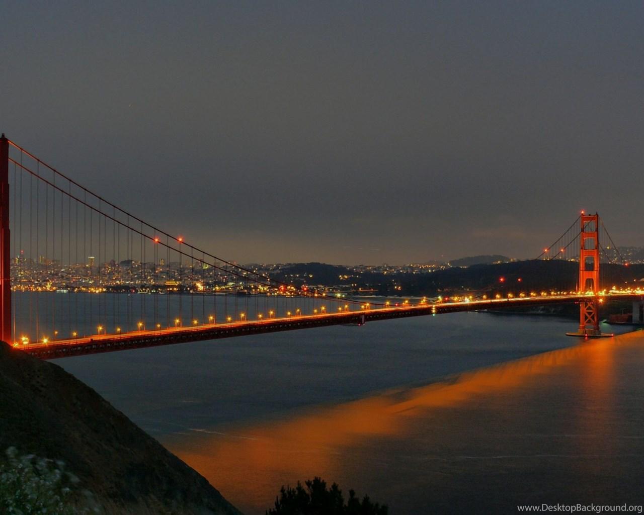 Golden Gate Bridge at Night Wallpapers - Top Free Golden Gate Bridge at ...