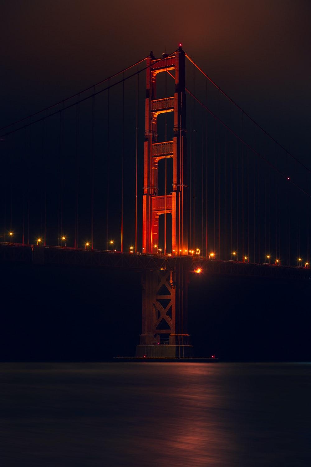 Golden Gate Bridge at Night Wallpapers - Top Free Golden Gate Bridge at ...