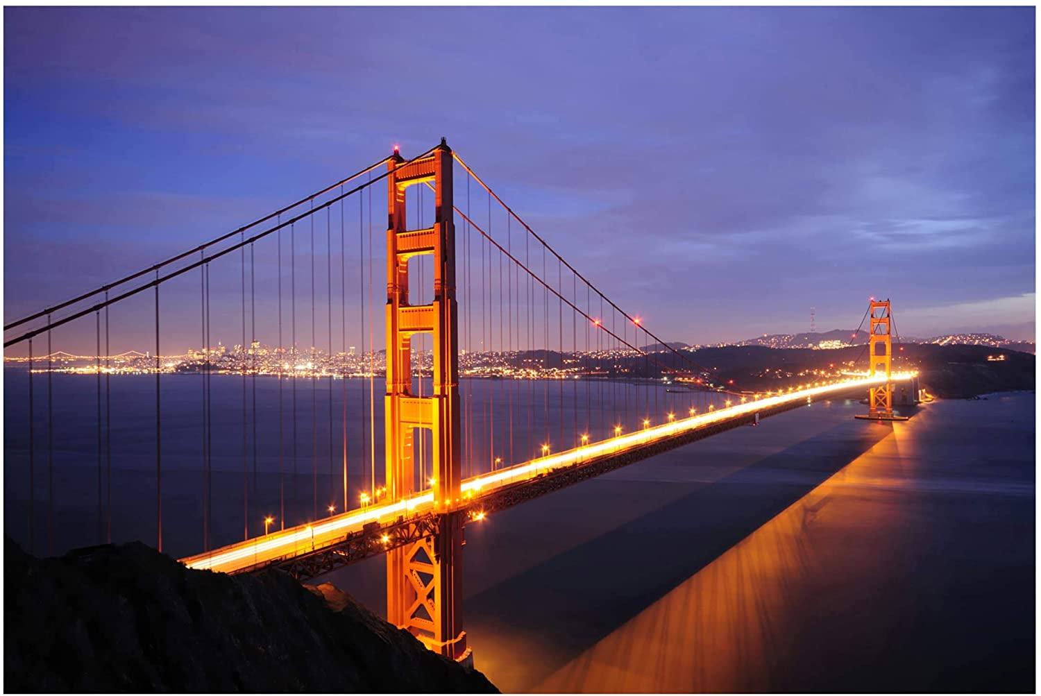 Golden Gate Bridge at Night Wallpapers - Top Free Golden Gate Bridge at ...