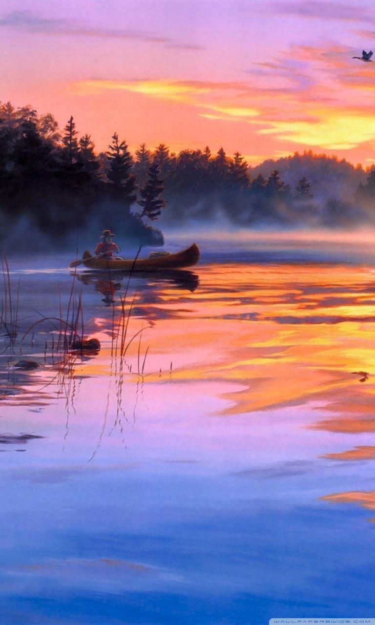 Sunset Painting Wallpapers - Top Free Sunset Painting Backgrounds ...