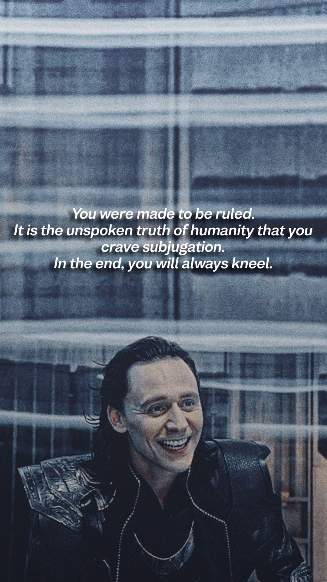 Loki Quote Wallpapers - Top Free Loki Quote Backgrounds - WallpaperAccess