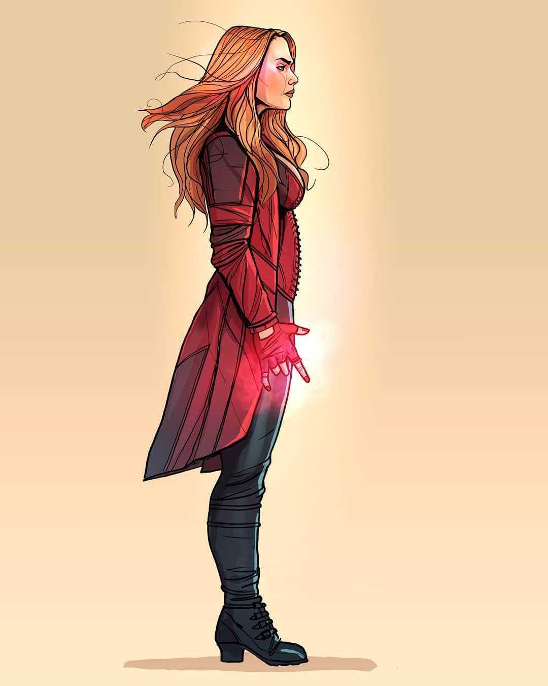 Scarlet Witch Cartoon Wallpapers - Top Free Scarlet Witch Cartoon ...