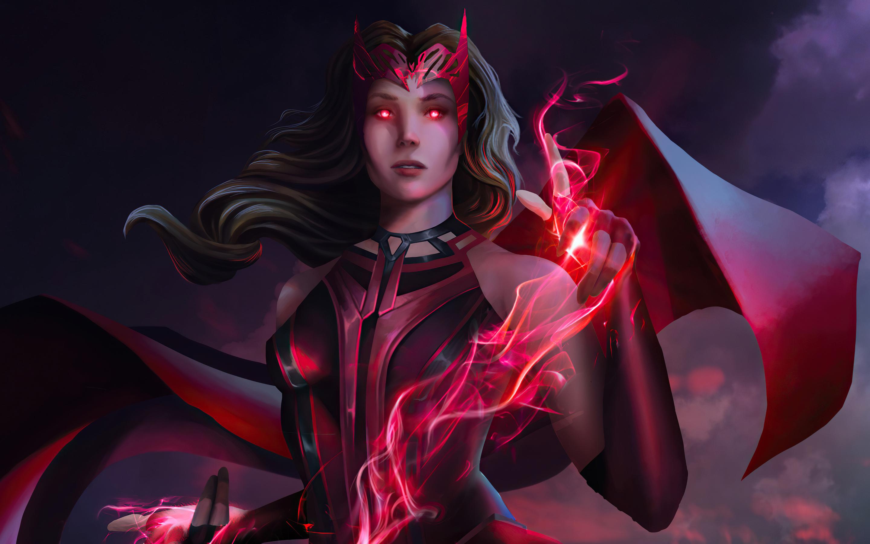 Scarlet Witch Cartoon Wallpapers - Top Free Scarlet Witch Cartoon ...
