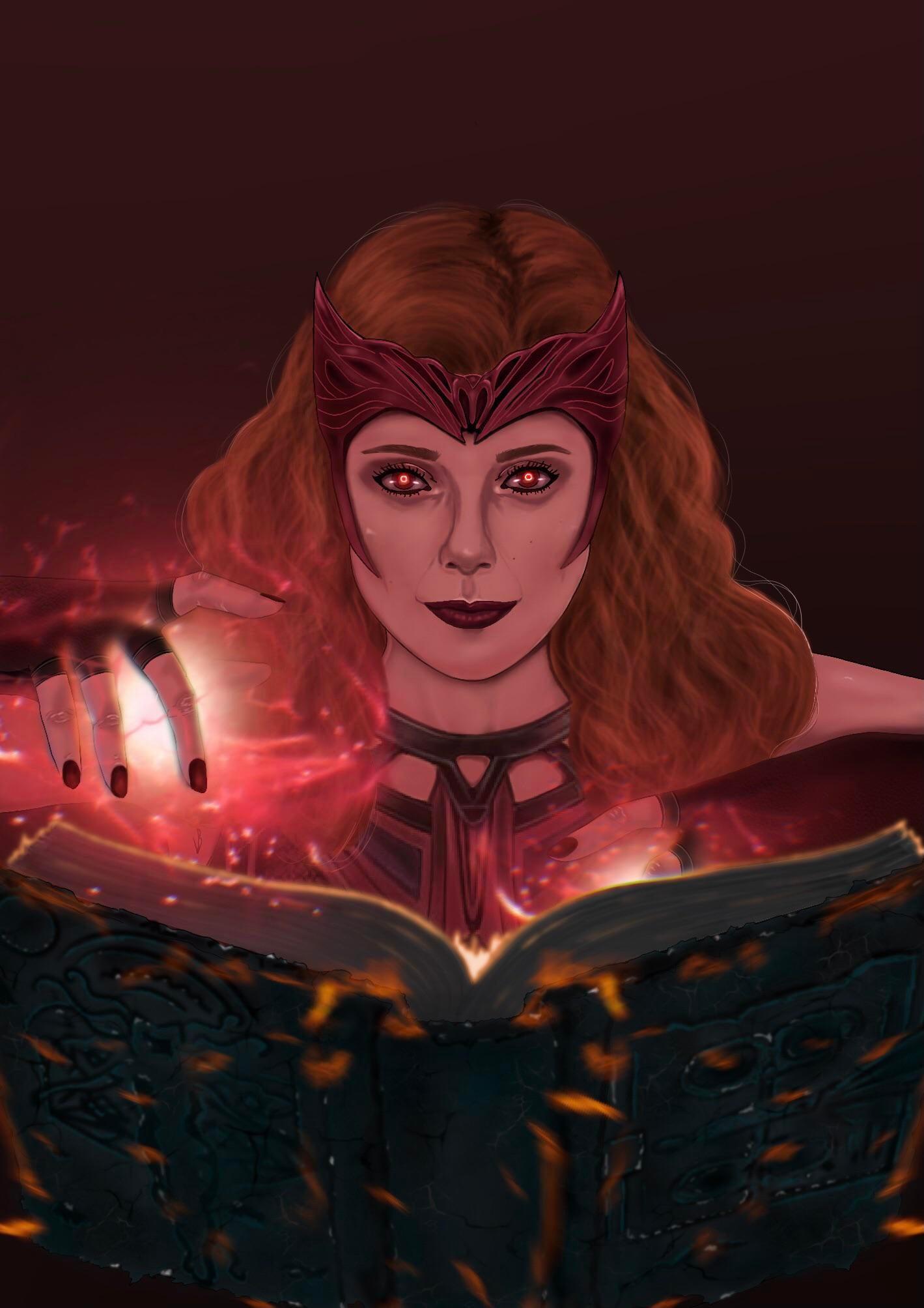 Scarlet Witch Cartoon Wallpapers - Top Free Scarlet Witch Cartoon ...