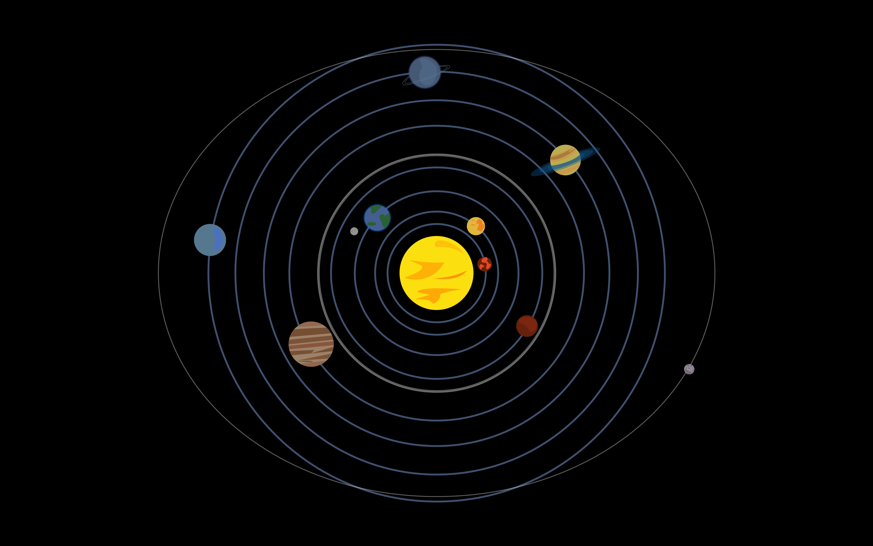 Solar System Minimal Wallpapers - Top Free Solar System Minimal ...